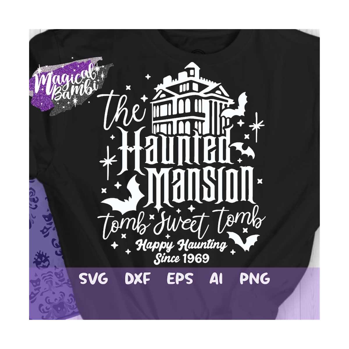 Haunted Svg, Spooky Mansion SVG, Tomb Sweet Tomb Svg, Hitch - Inspire ...