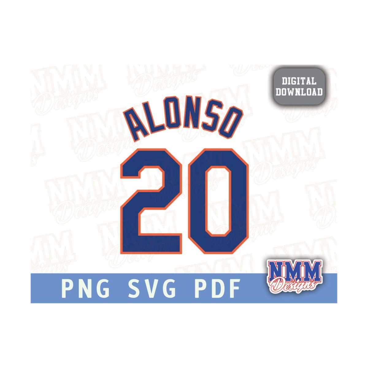 Alonso Jersey svg png, pdf, svg files for cricut, vinyl cut - Inspire ...