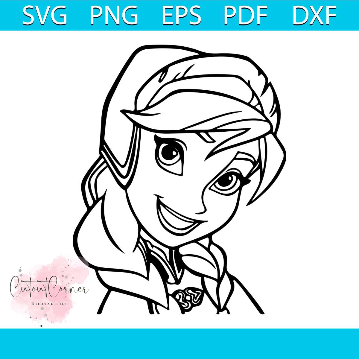 Anna svg free, frozen svg, disney svg, instant download, wom | Inspire ...