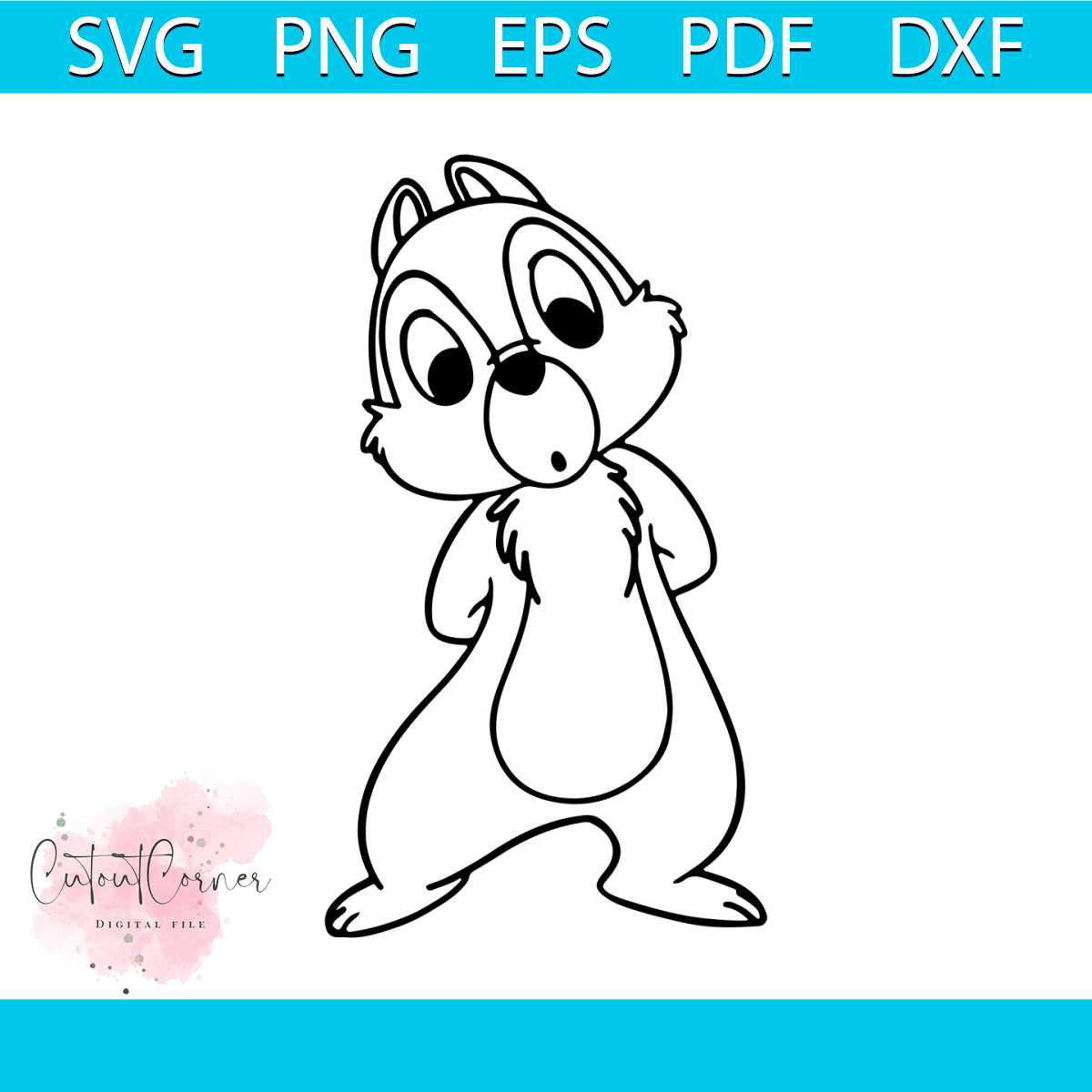 Chip and dale svg free, disney svg, chipmunk svg, instant do | Inspire ...