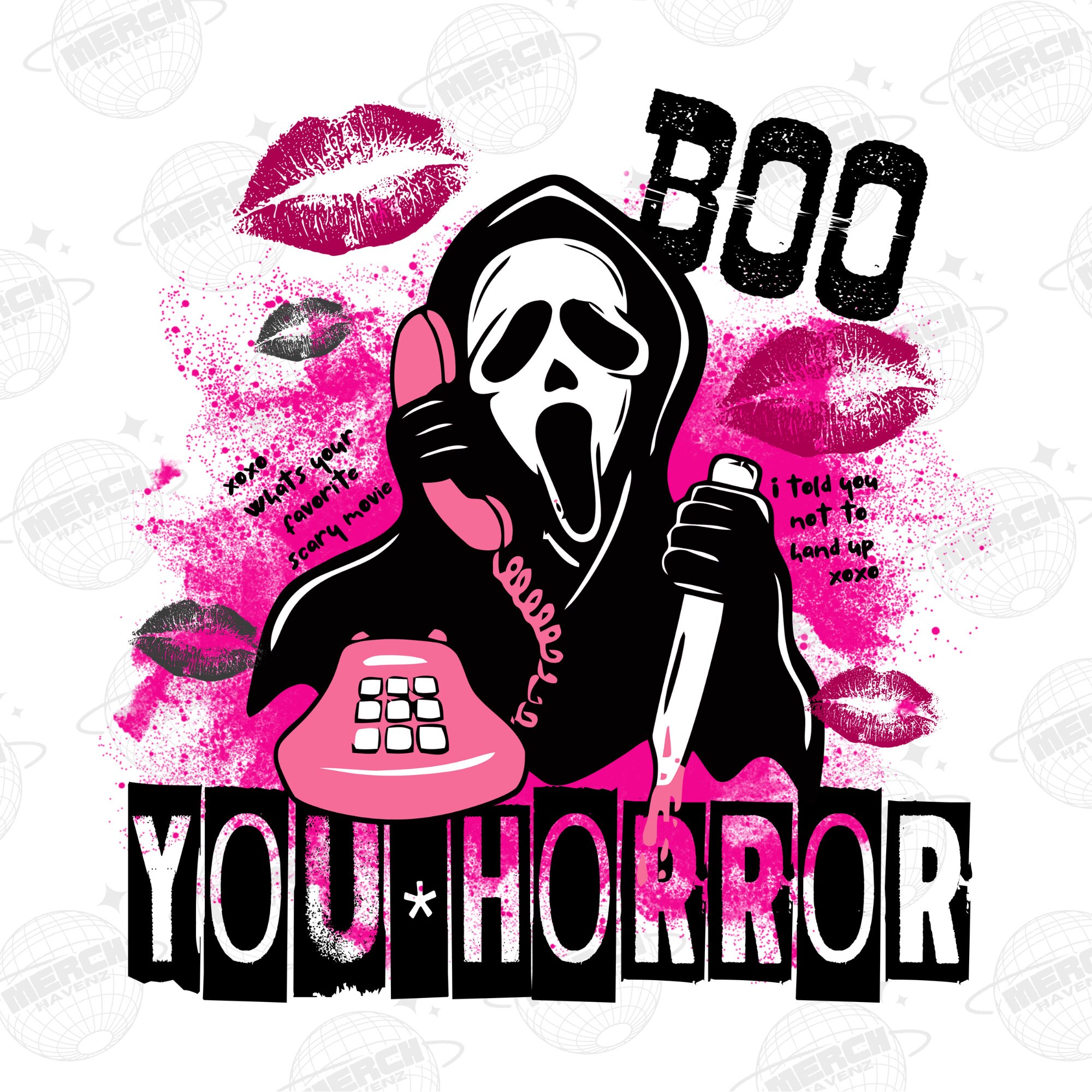 Boo you horror Png, Halloween Png, Horror Movie Character Pn | Inspire ...
