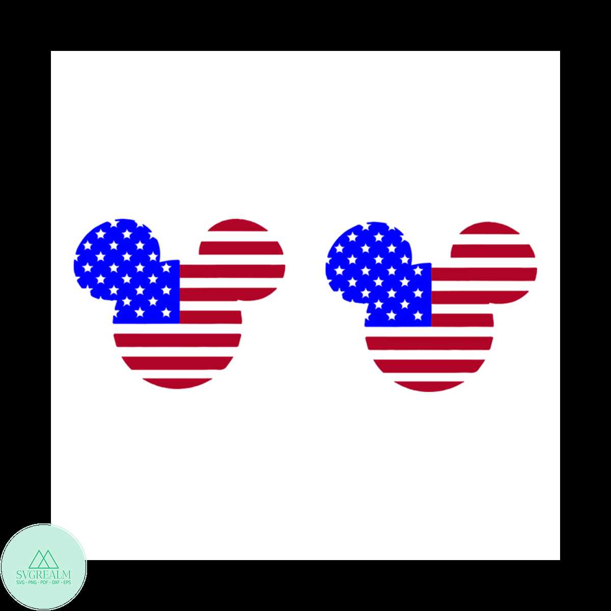 Disney Mickey And Minnie Mouse Stars and Stripes American Fl | Inspire ...