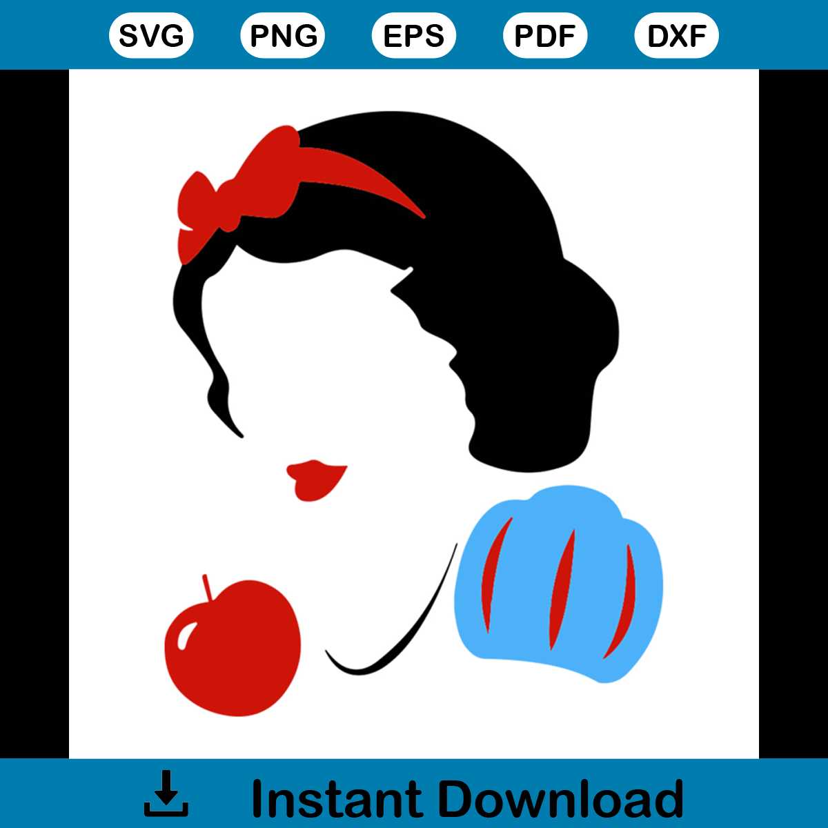 Snow White Silhouette Svg, Disney Svg, Snow White Svg, Snow | Inspire ...