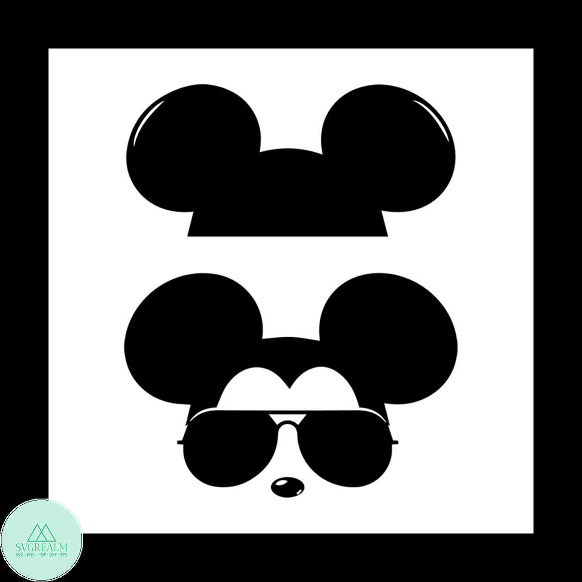Mickey Mouse With Sunglasses Svg, Disney Svg, Mickey Svg, Mi | Inspire ...