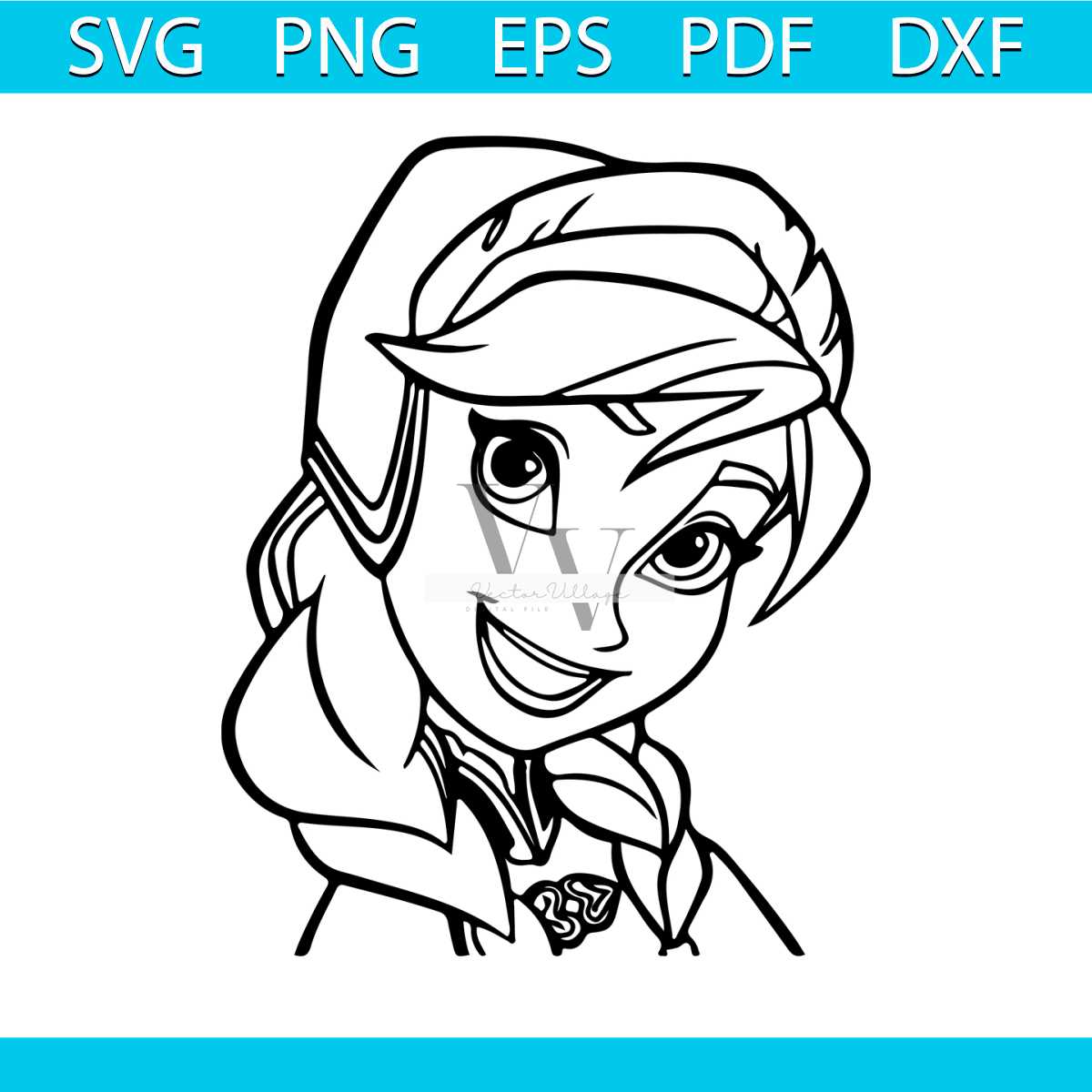 Anna svg free, frozen svg, disney svg, instant download, wom | Inspire ...