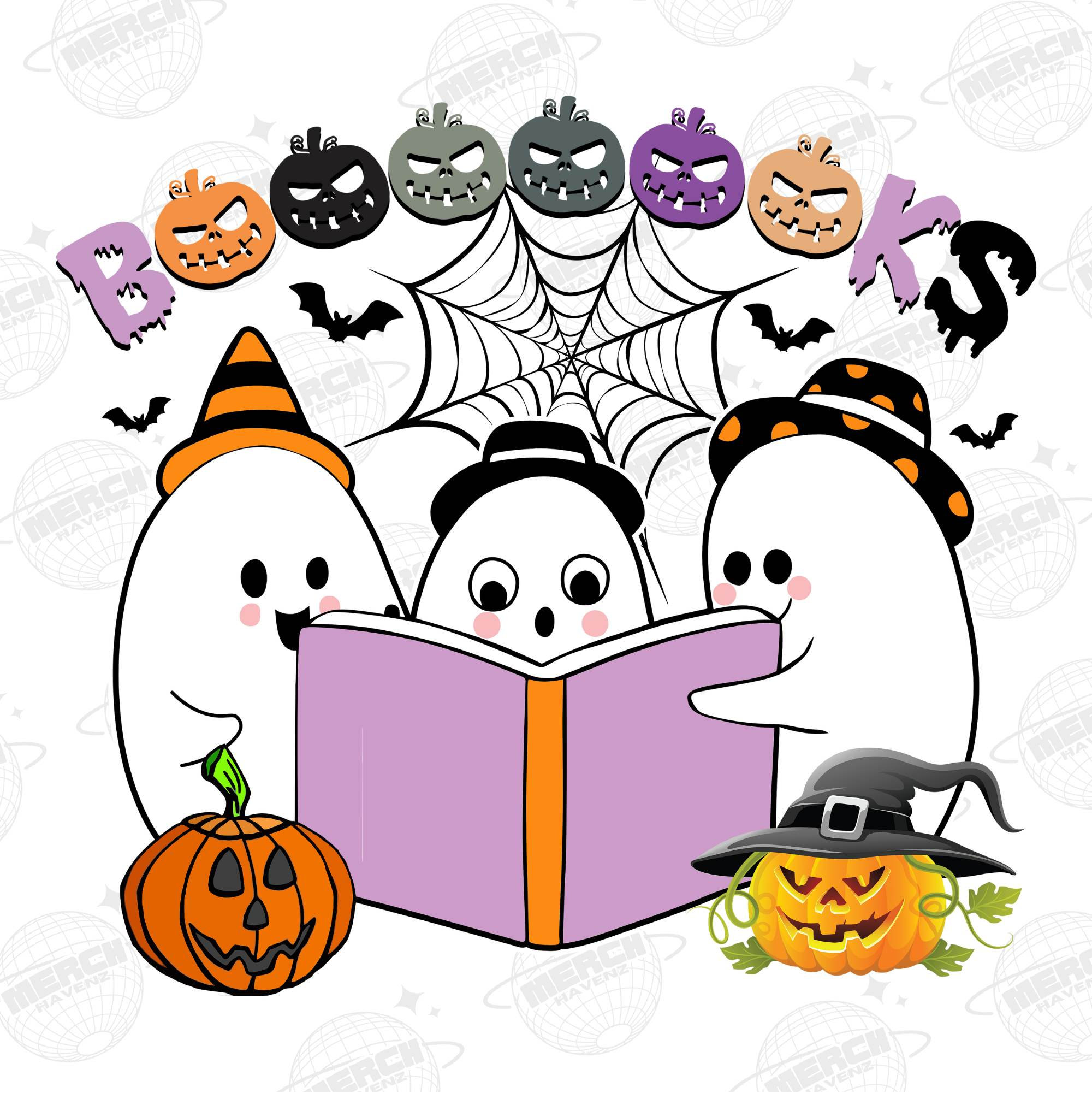 Ghost Reading Book PNG, Ghost Books Png, Books Halloween Png | Inspire ...