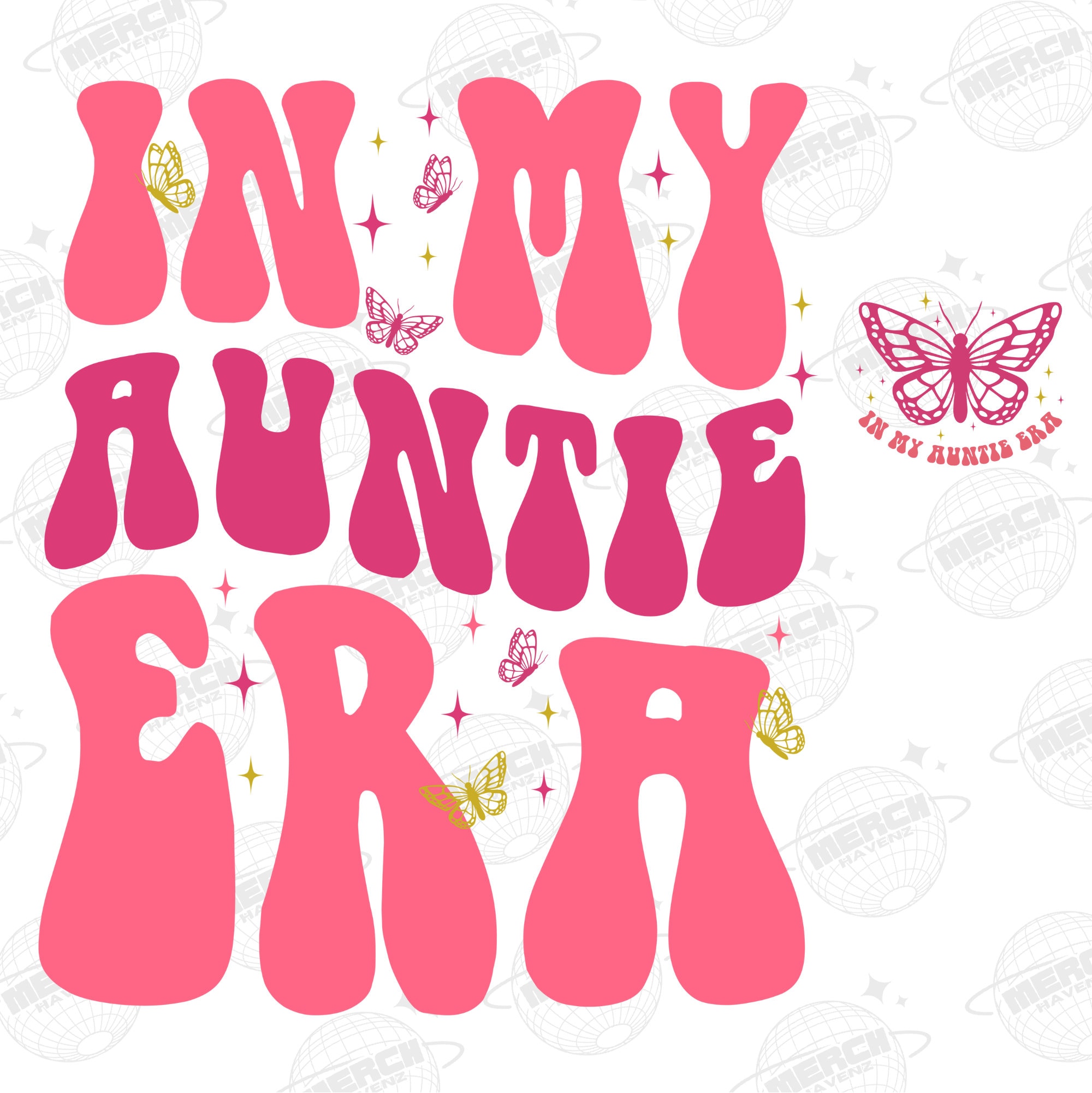In My Auntie Era PNG Clip Art Instant Download, Auntie PNG, | Inspire ...