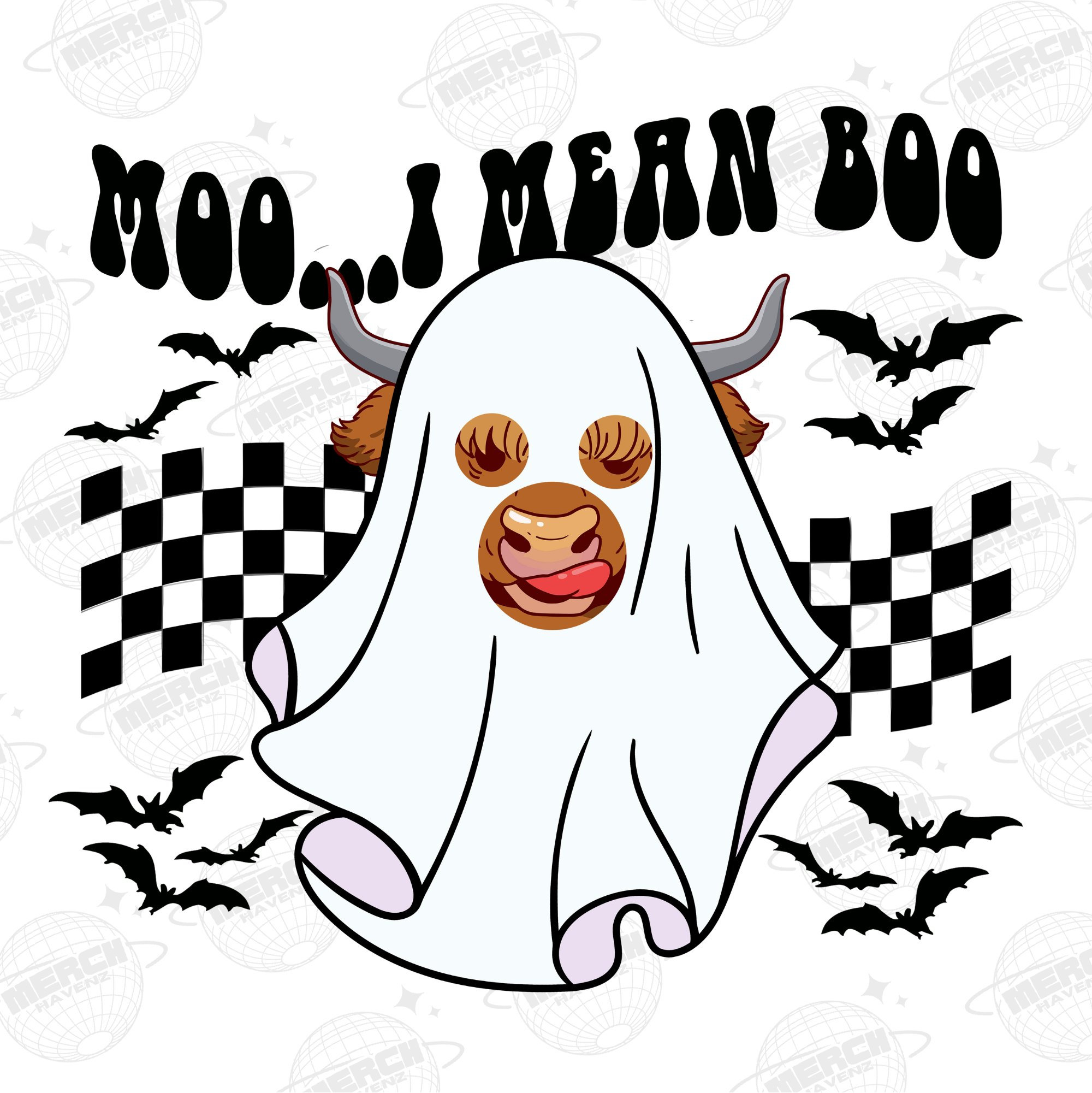 Moo I Mean Boo PNG, Halloween Cow PNG, Witch PNG, Funny Hall - Inspire ...