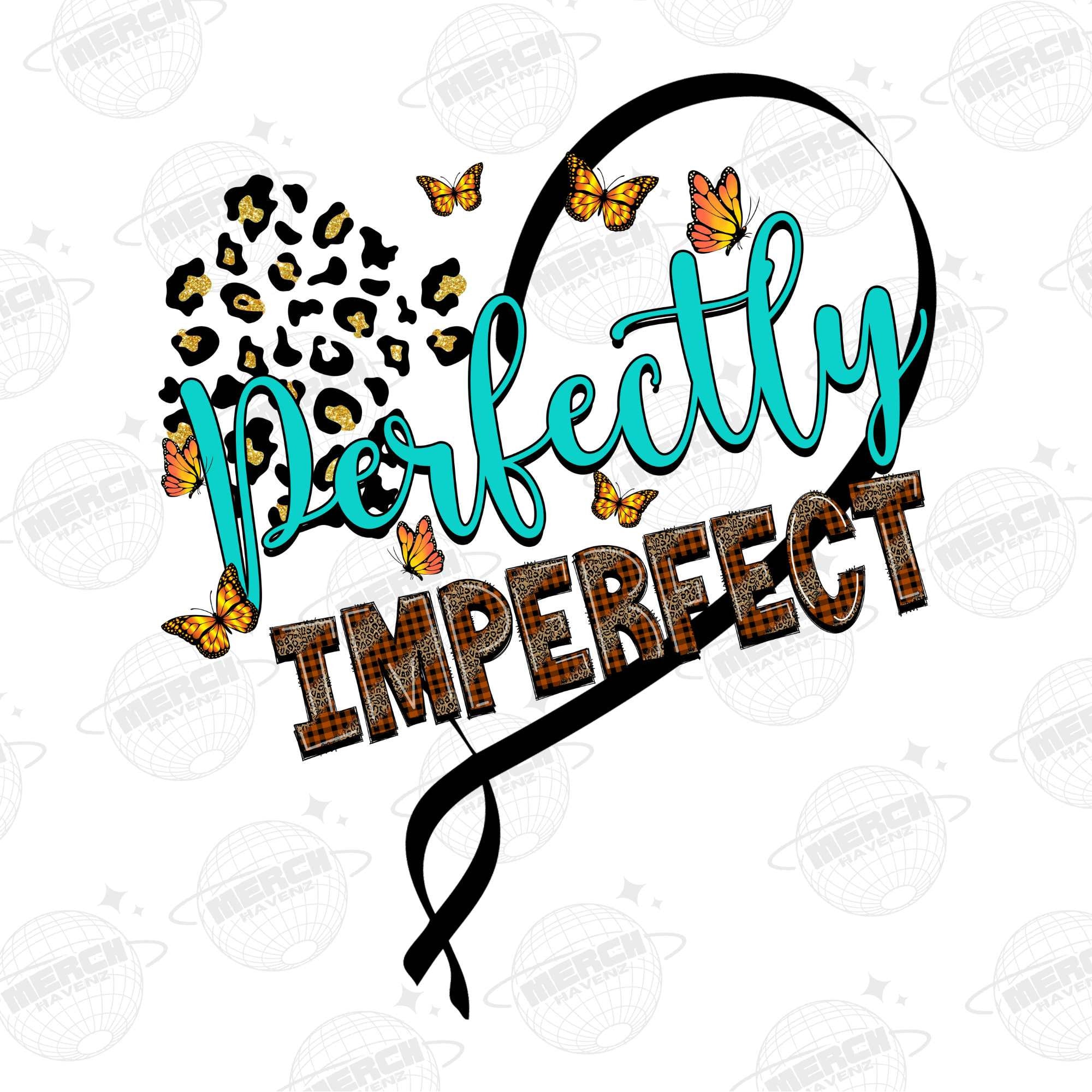 Perfectly Imperfect Png, Inspirational Phrase Png, Leopard C | Inspire ...