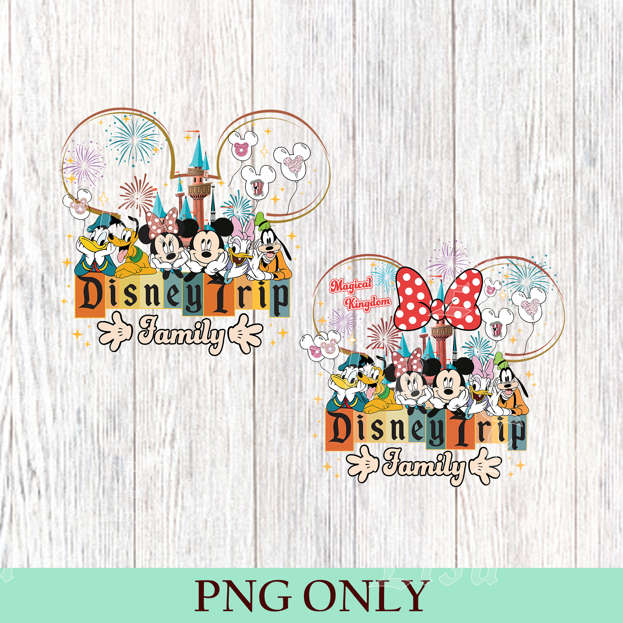 Vintage Disney Trip 2023 PNG, Disney Family PNG, Disney Squa - Inspire ...