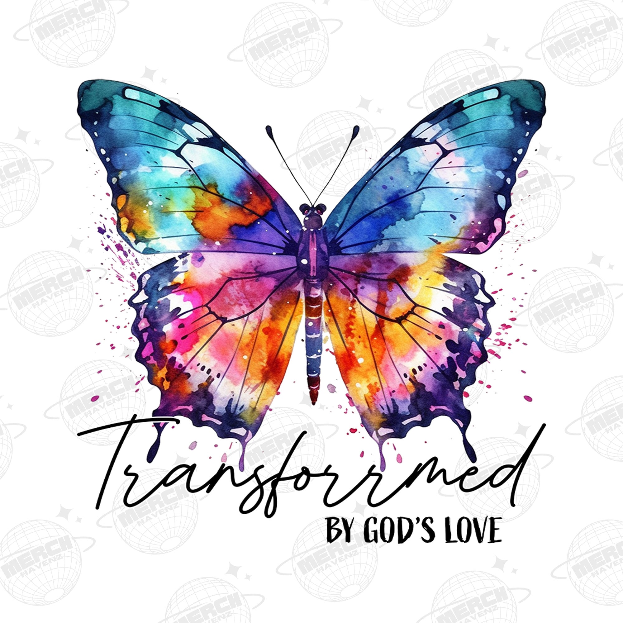 Transformed By Gods Love Png, Transformed Butterfly Png, But - Inspire ...