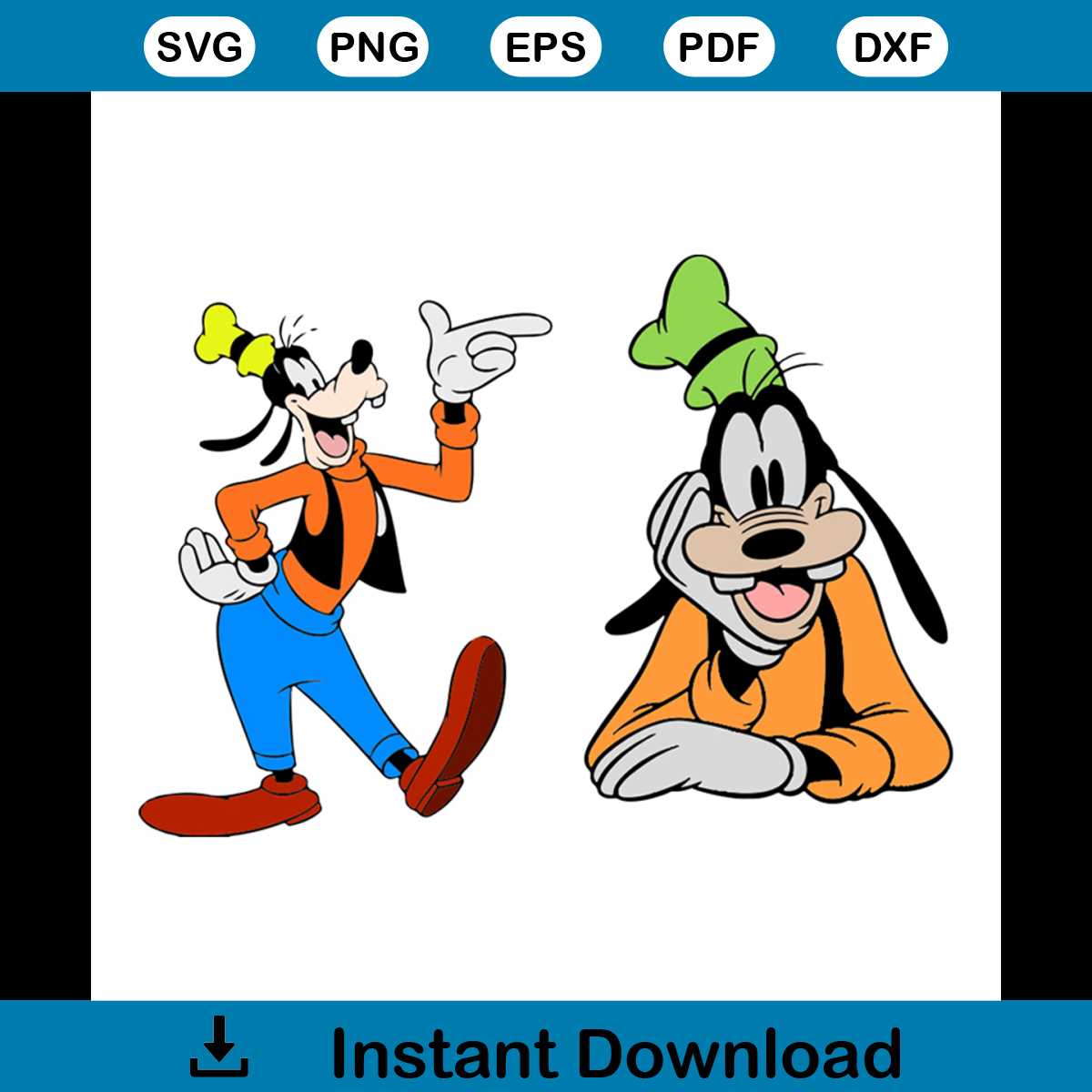 Goofy Svg, Disney Svg, Disney Character Svg, Cartoon Charact | Inspire ...