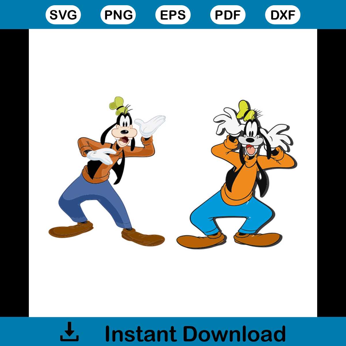 Goofy svg, Disney Svg, Disney Character Svg, Cartoon Charact | Inspire ...