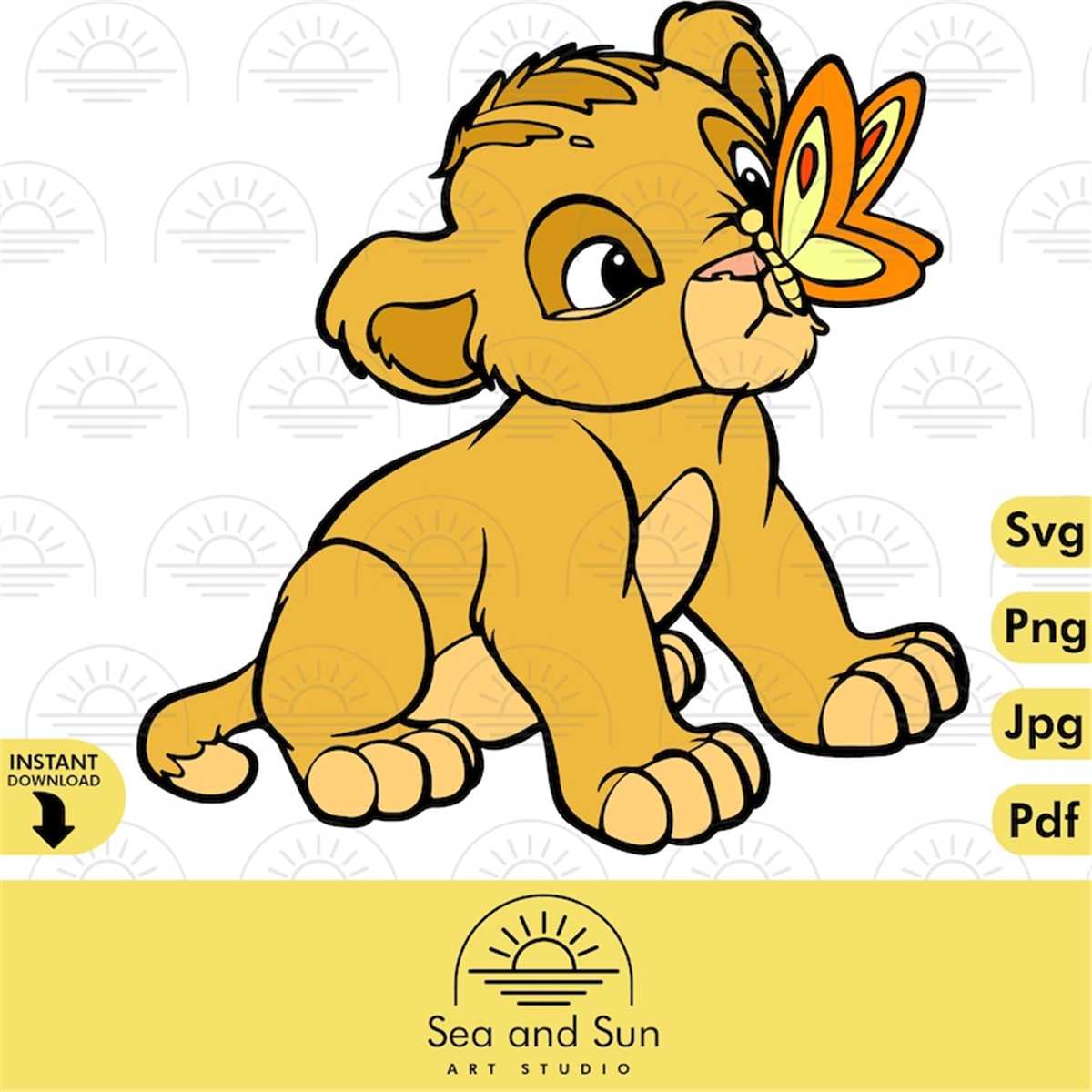 Lion King Vector Svg, Simba Disneyland Ears Svg, Png The Li - Inspire ...