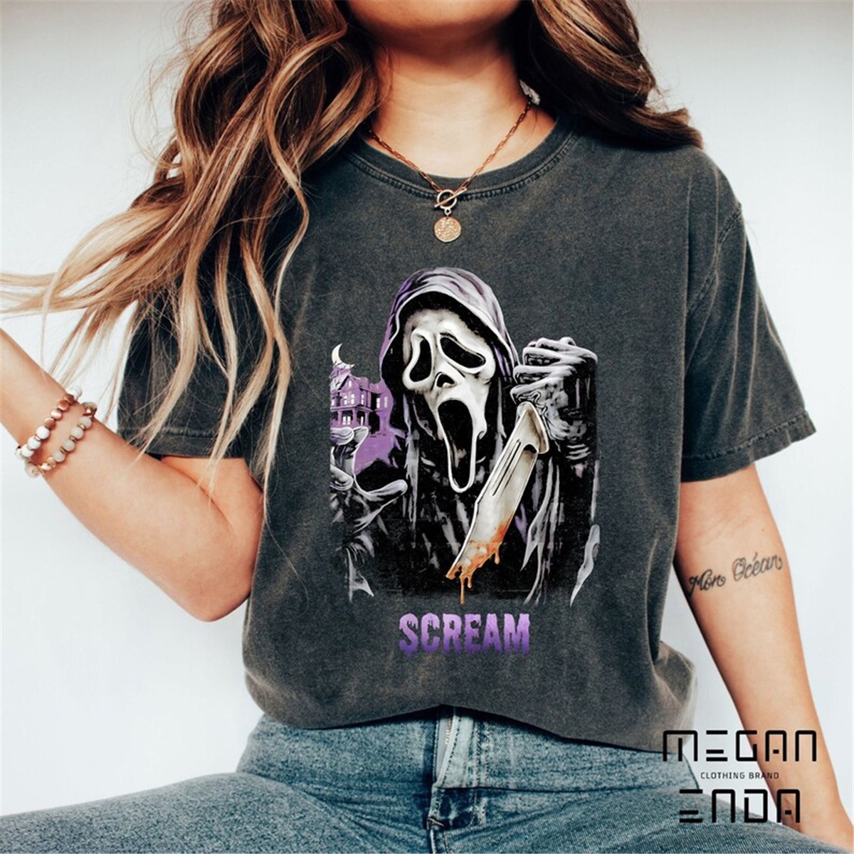 Vintage Ghostface Scream Comfort Colors Shirt, Scream Shirt, | Inspire ...
