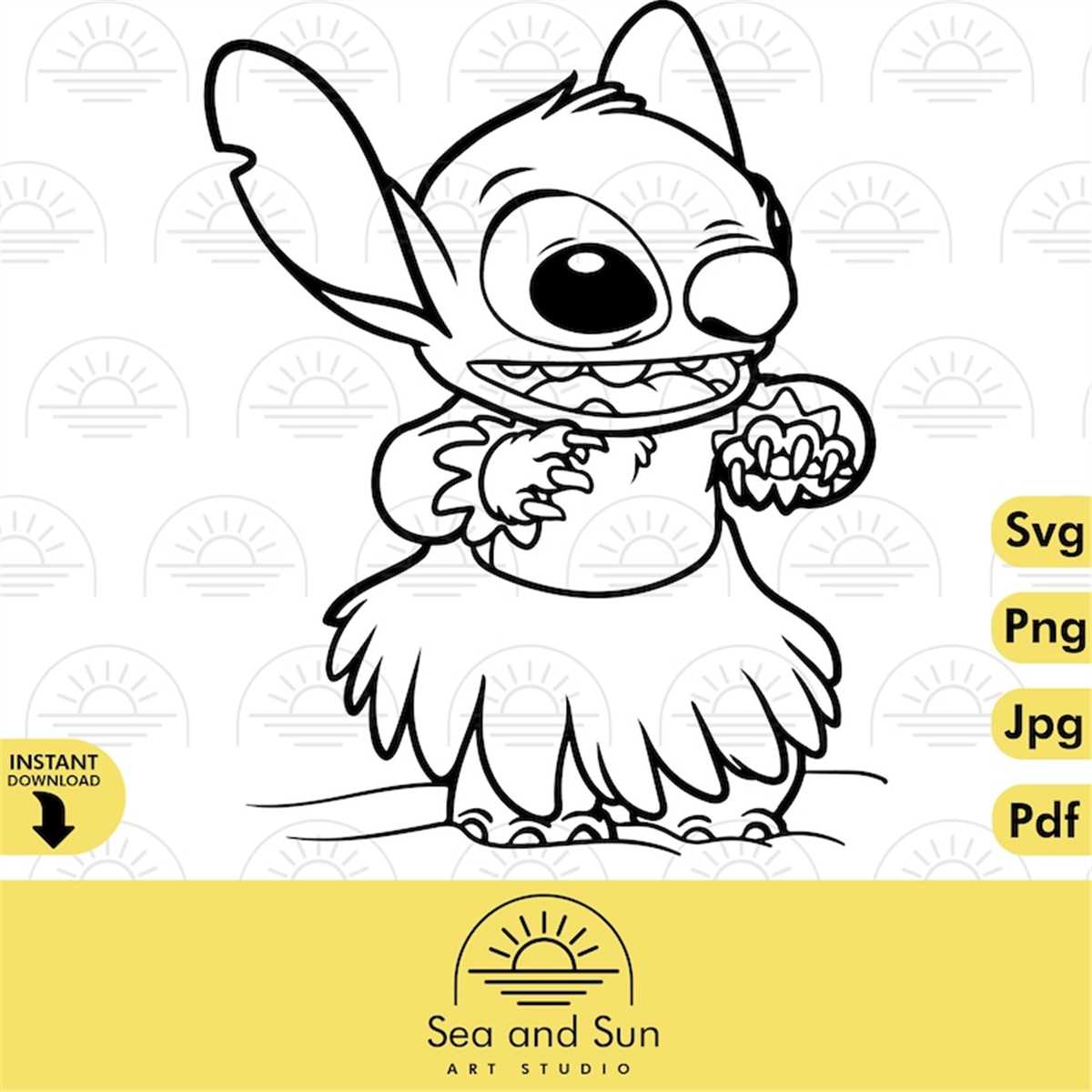 Lilo And Stitch Svg Clip Art Files Stitch Stitch Icon Dis Inspire