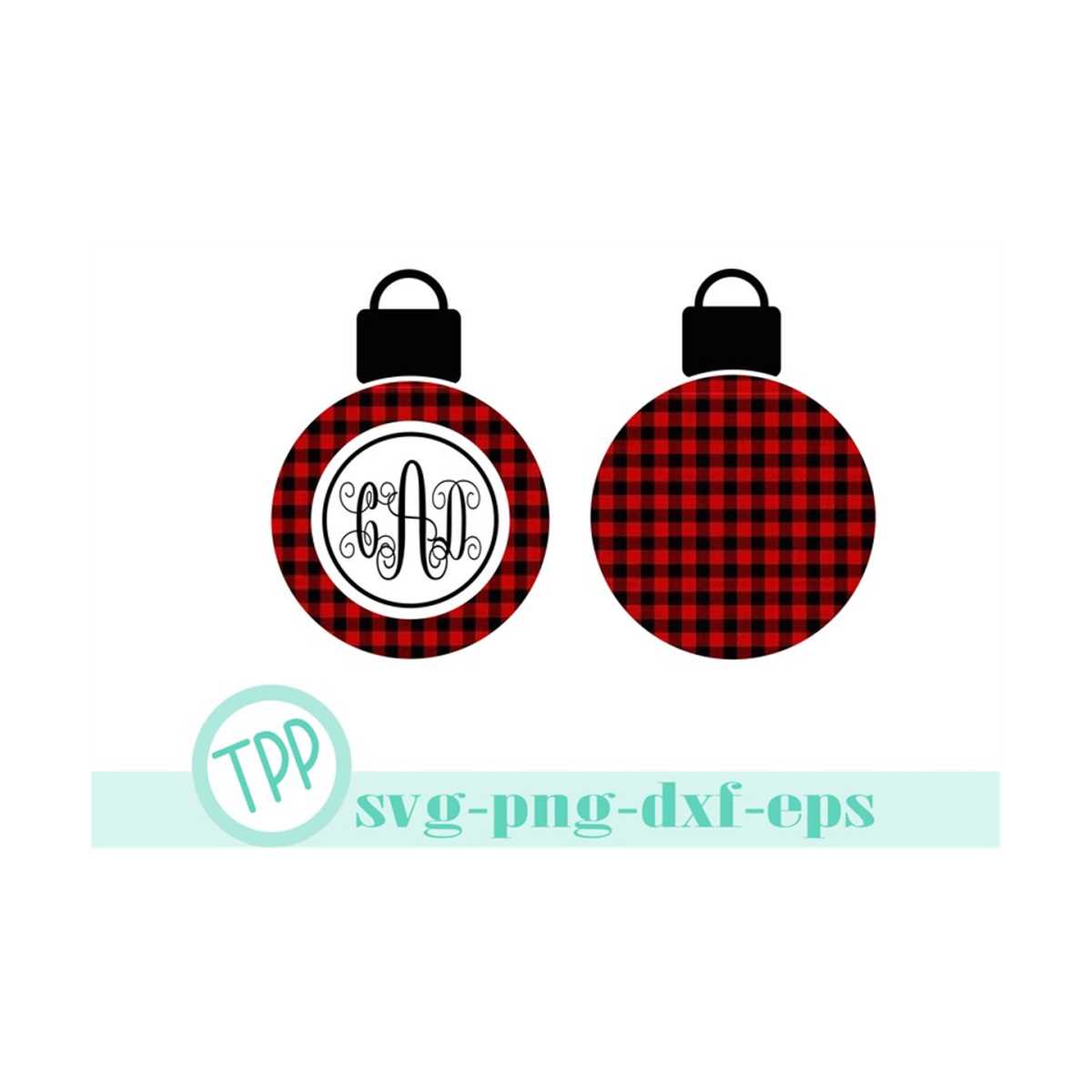 Ornament SVG Christmas Clipart Digital Cut File Png Eps Dxf | Inspire ...