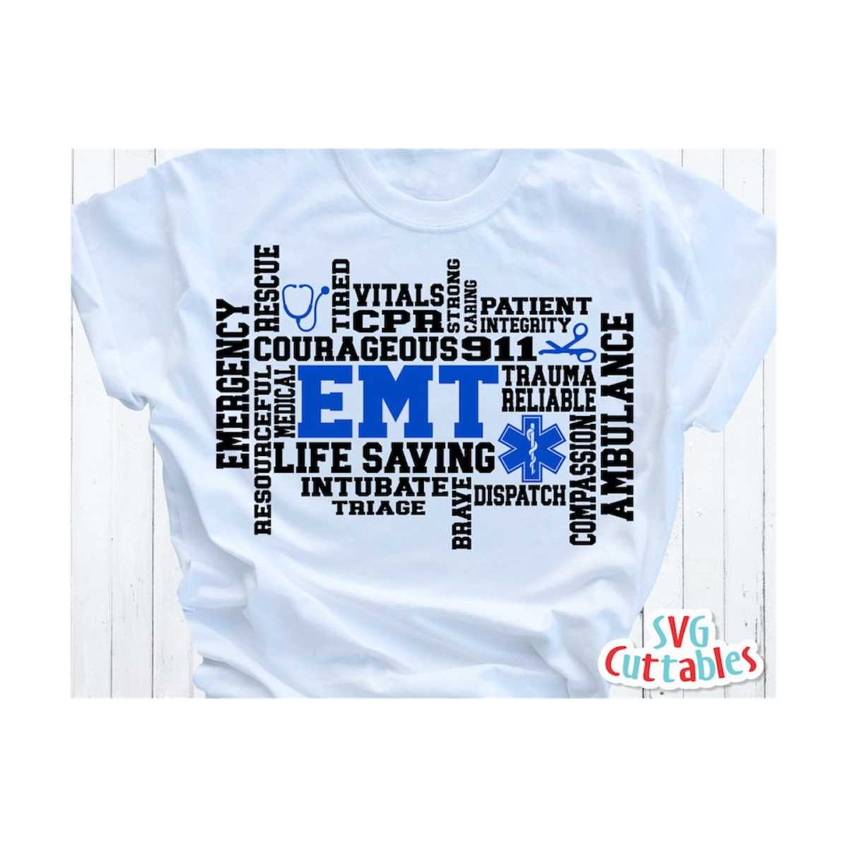 EMT svg - Emergency Medical Technician - svg - eps - dxf - p - Inspire ...