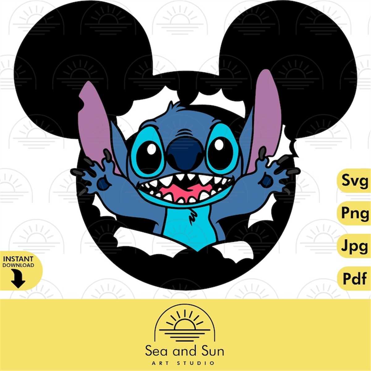 Lilo and Stitch Svg Clip art Files, Stitch, Minnie, Mouse, H - Inspire ...