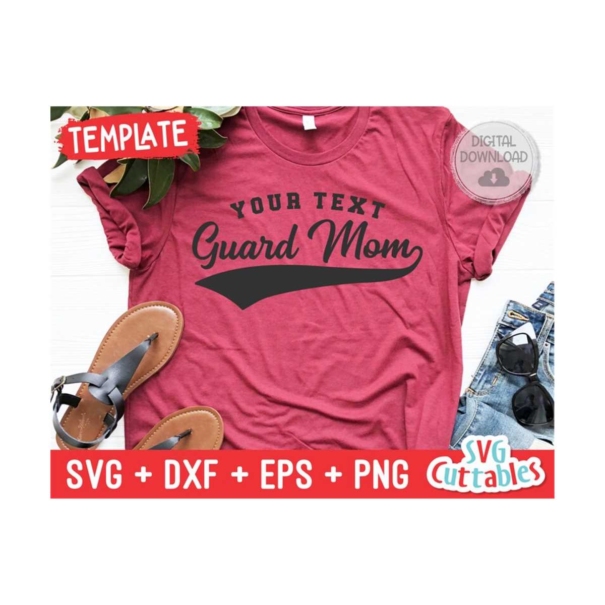 Color Guard svg - Color Guard Mom Template 0017 - svg - dxf | Inspire ...