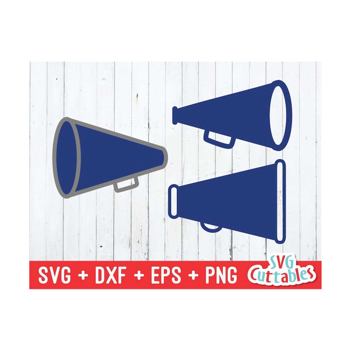 Cheer Cone svg - Cheer Megaphone svg - eps - dxf - cheerlead | Inspire ...