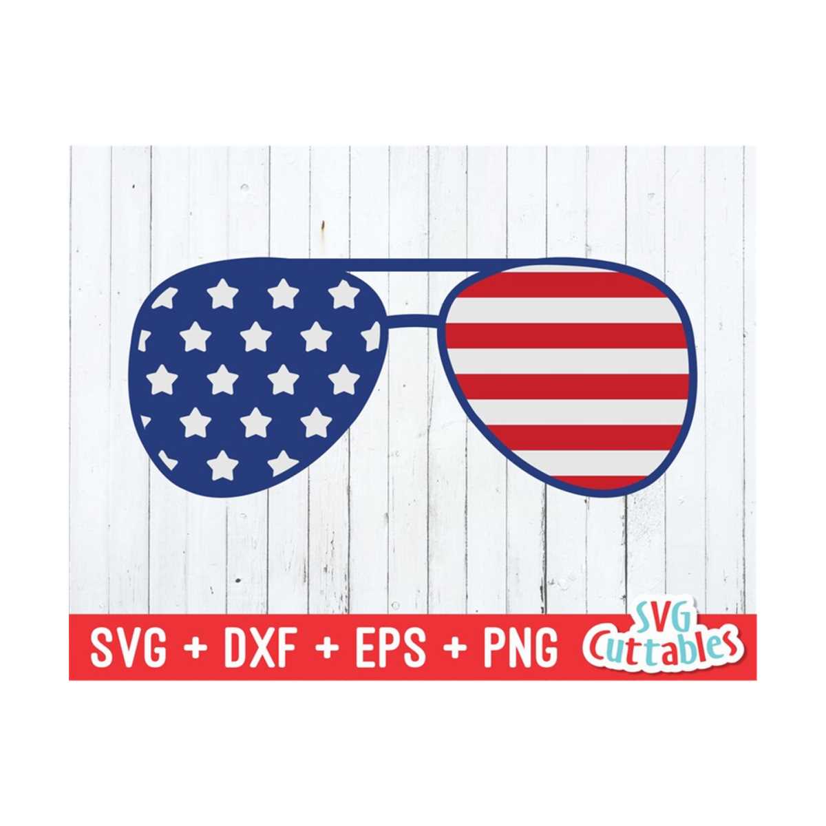 Flag Sunglasses svg - Patriotic Cut File - 4th of July - Fou | Inspire ...