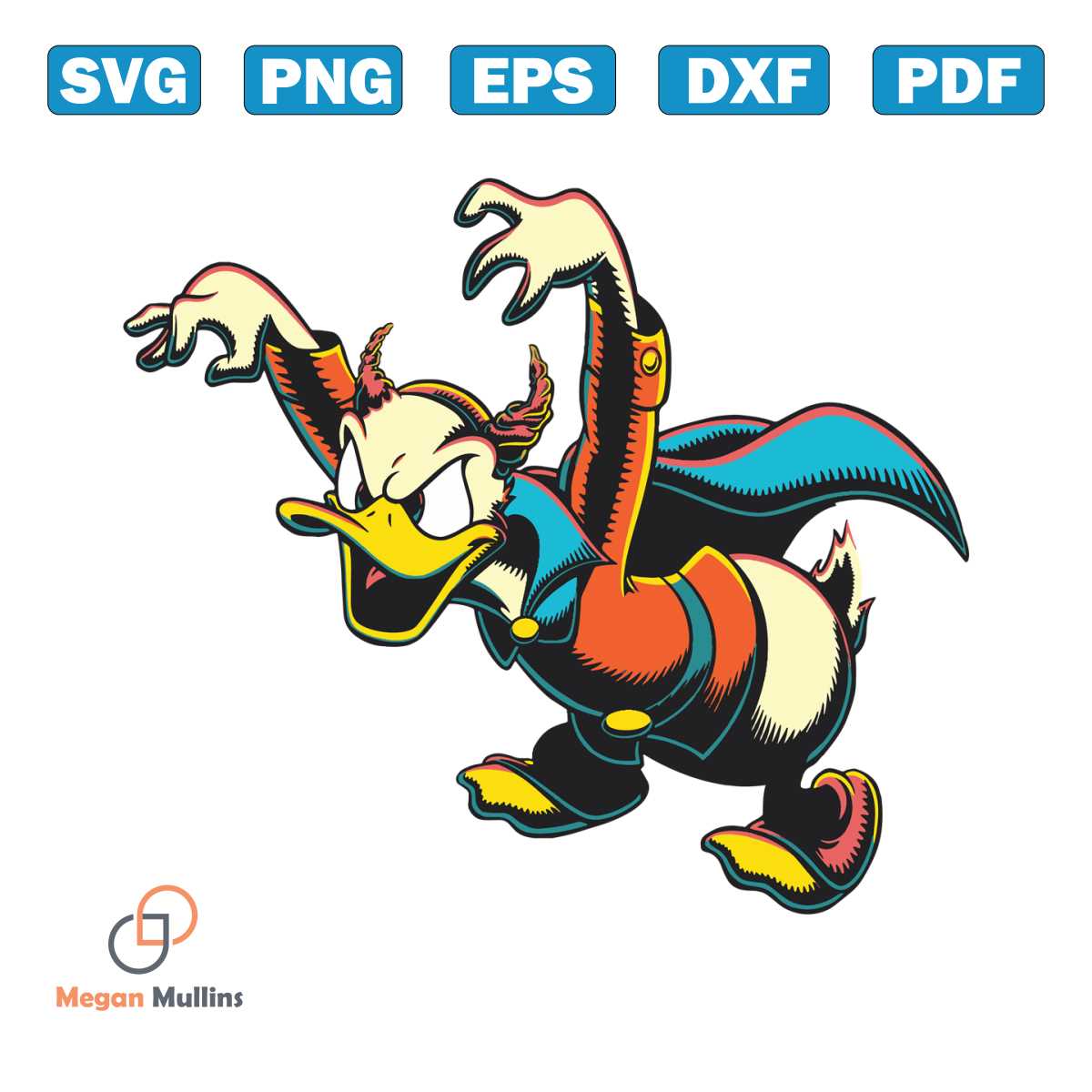 Horror Disney halloween SVG Donald Duck SVG Cutting File | Inspire Uplift