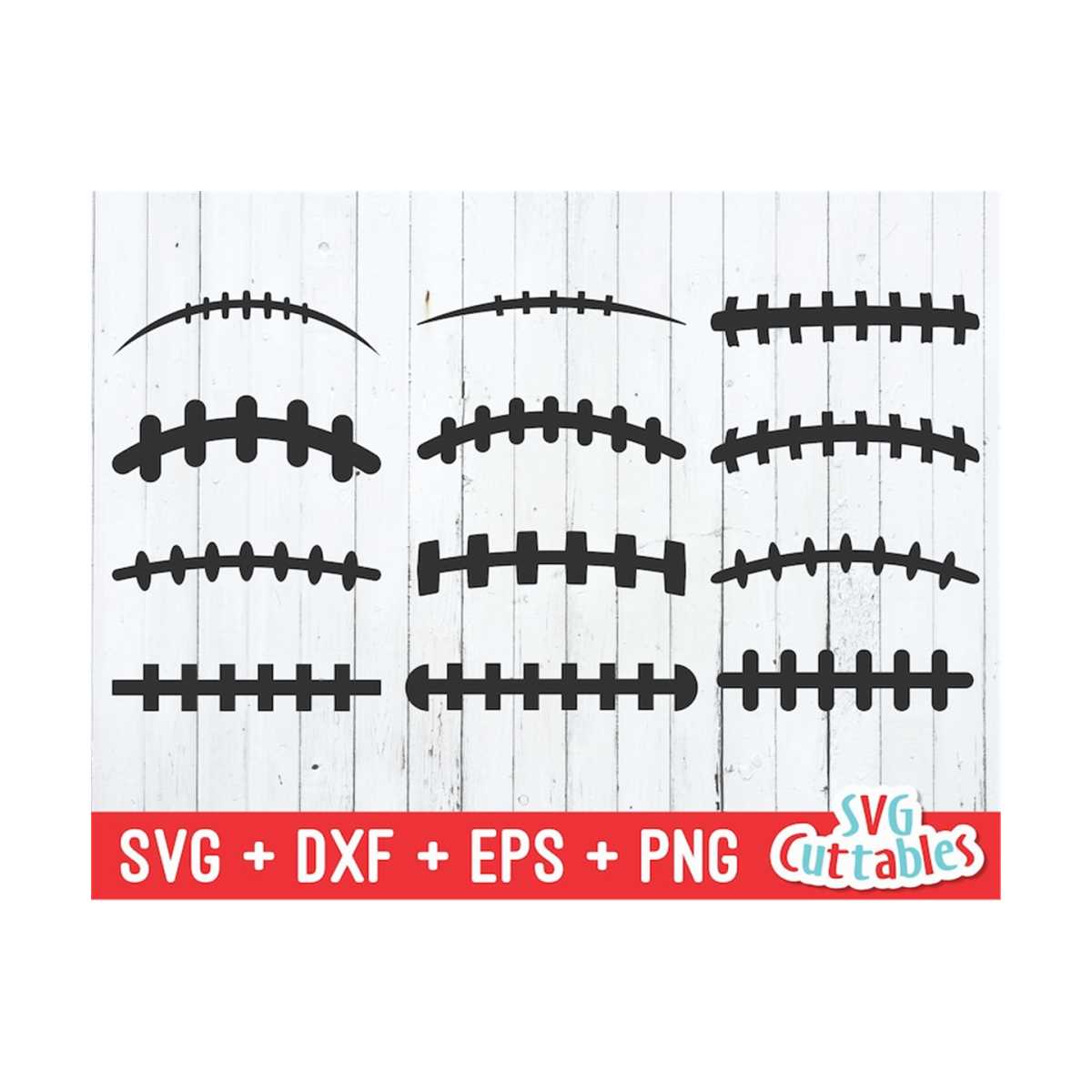 Football Laces svg - Football Cut File - svg - eps - dxf - - Inspire Uplift