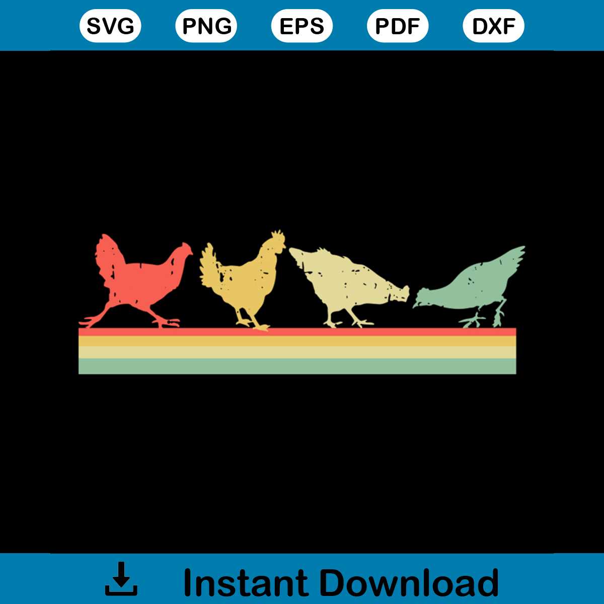 Vintage Chickens svg, Trending Svg, Animal Svg, Chicken Svg, - Inspire ...