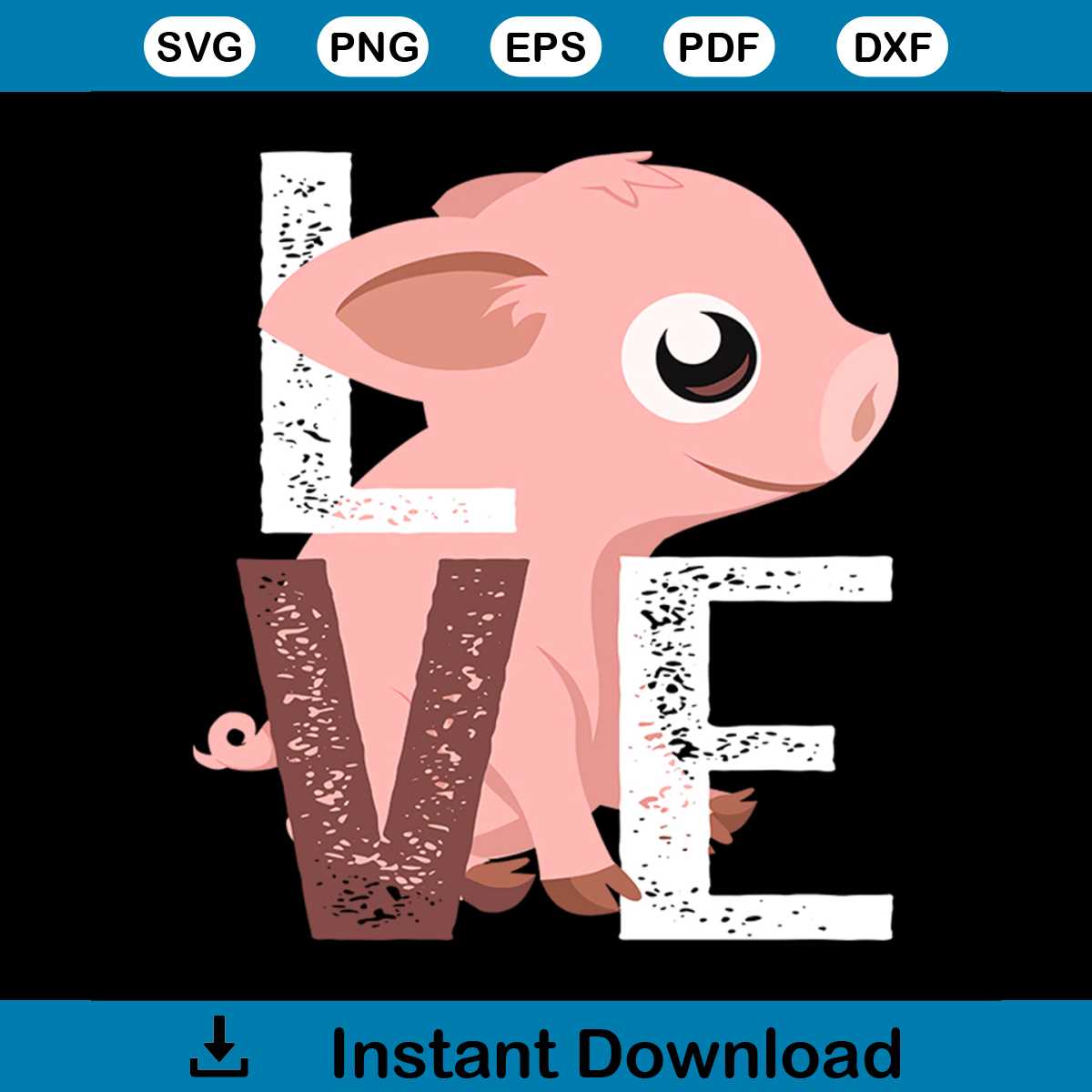Love Pigs Svg, Trending Svg, Pig Svg, Love Svg, Animal Svg, | Inspire ...