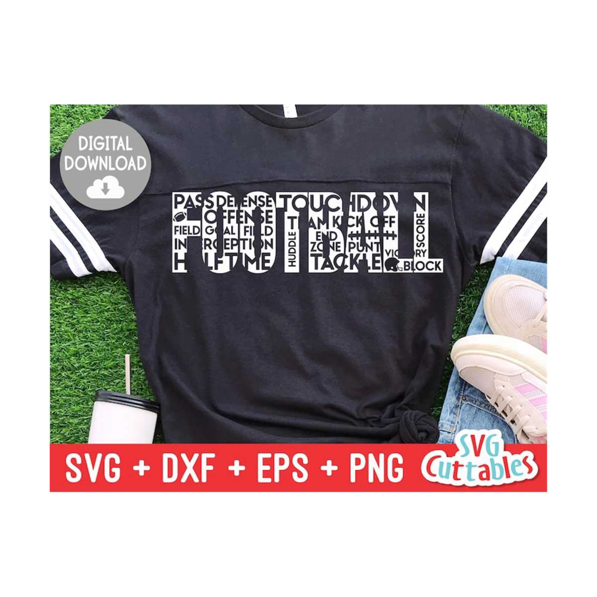 Football Word Art svg - Football Cut File - svg - dxf - eps | Inspire ...