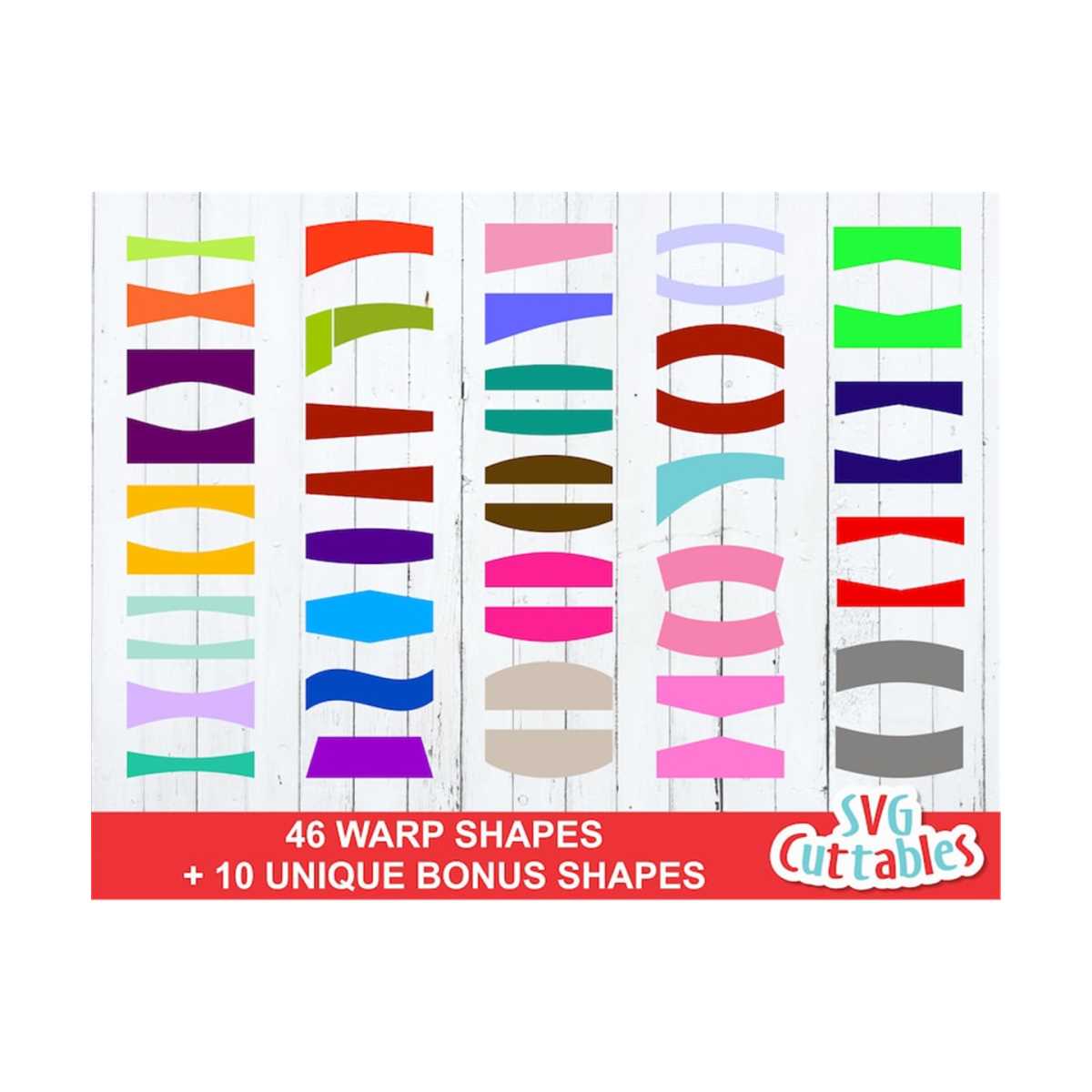 Warp Shapes SVG - Envelope Tool Shapes - Warp Tool Shapes - - Inspire ...