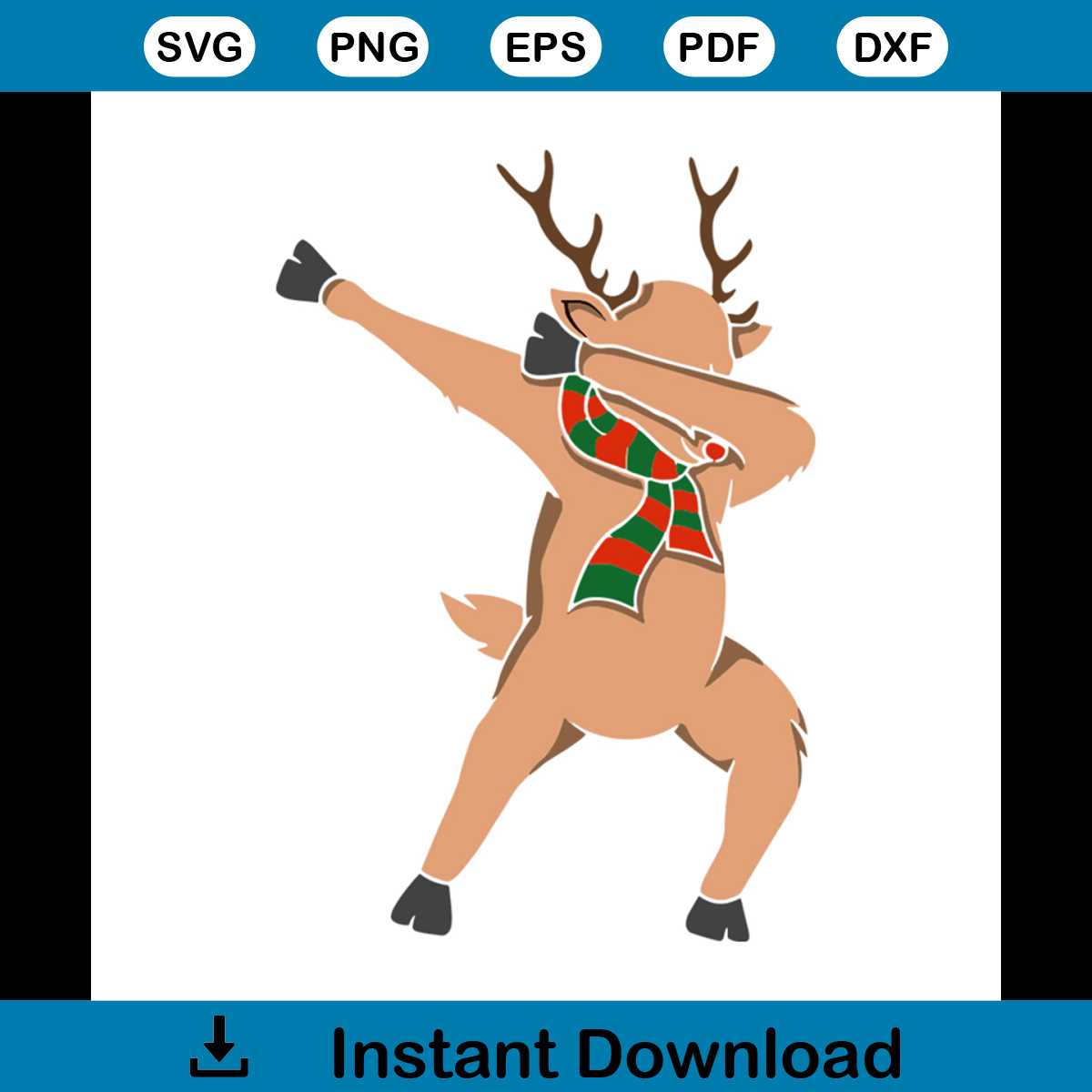 Dabbing Reindeer Svg, Dab Dance svg, Trending Svg, Reindeer | Inspire ...