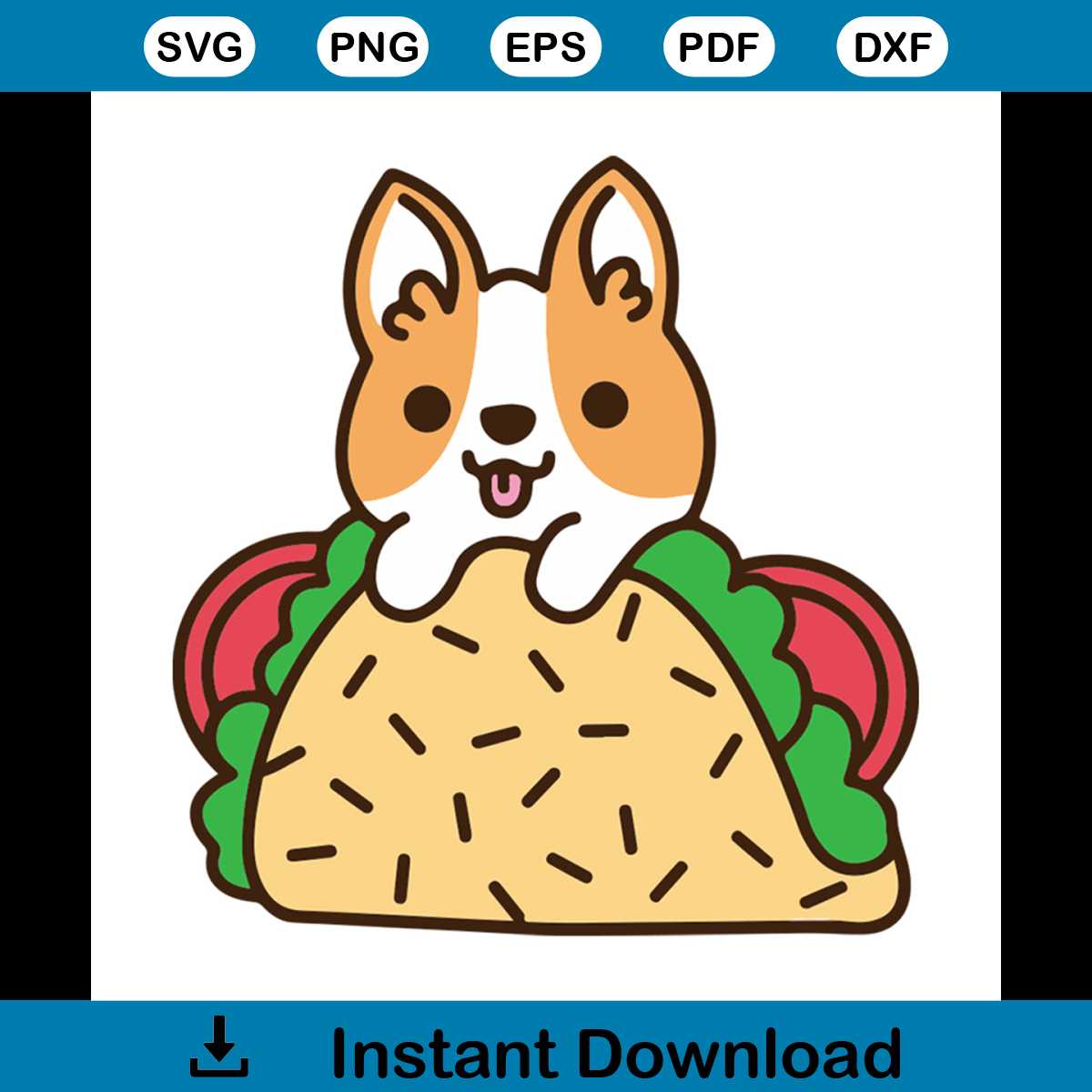 Tacos Corgi svg, Trending Svg, Pet Svg, Corgi Svg, Corgi Dog - Inspire Uplift