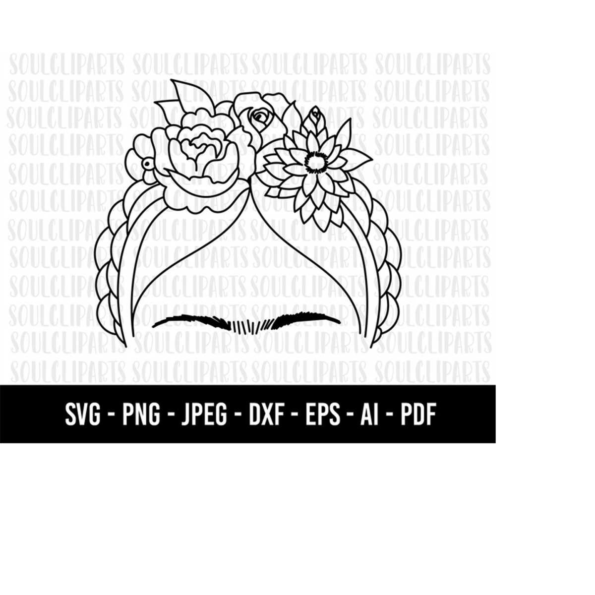 COD688-Frida Kahlo Svg, Frida Khalo Svg, Frida Kahlo Clip Ar - Inspire ...