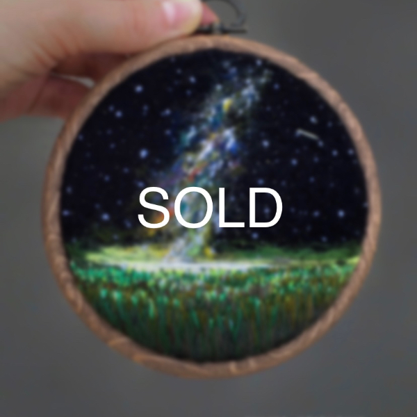 Thread painting, embroidered and needle felted art | Inspire Uplift