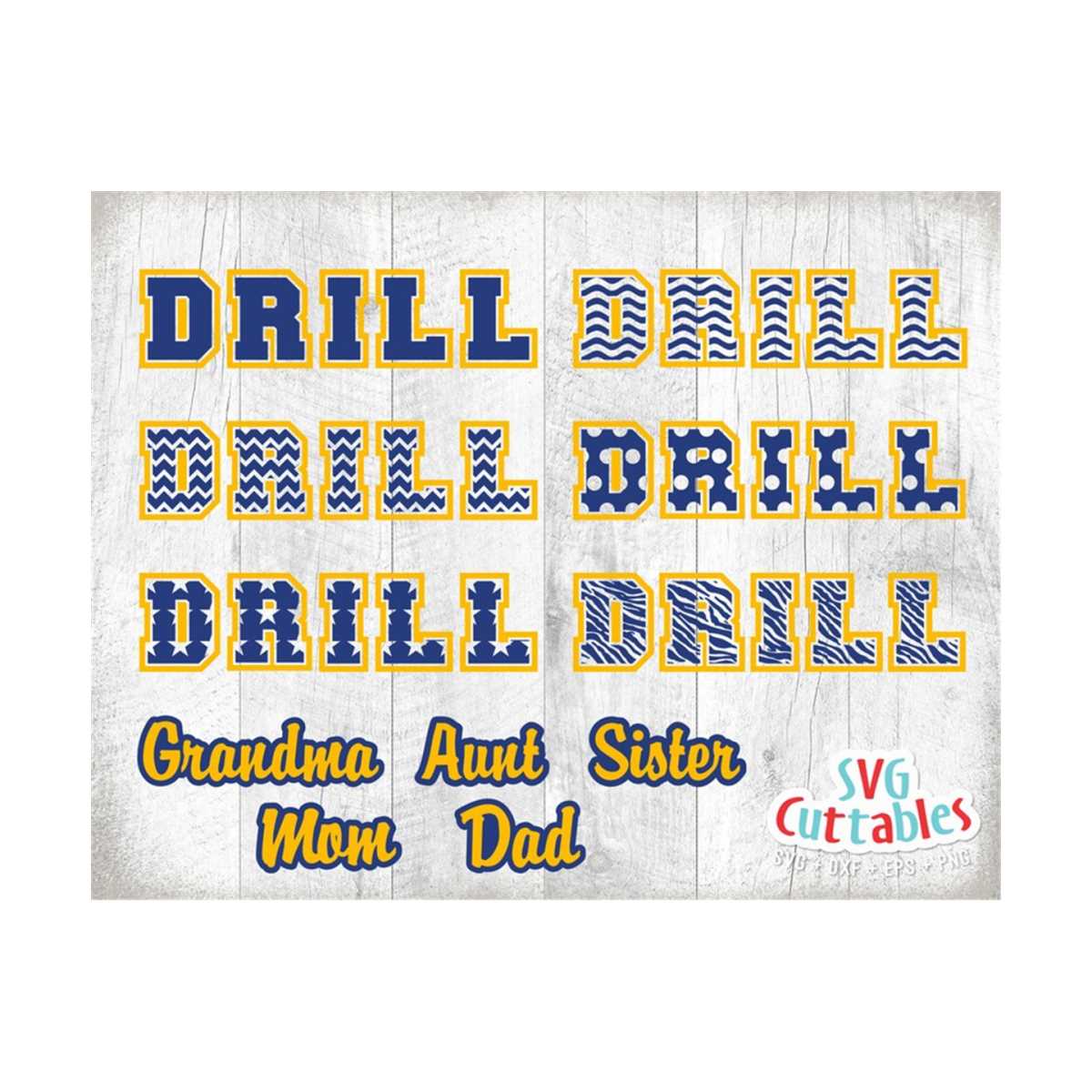 Drill svg - Drill Team Cut File - Drill Template 0010 - svg - Inspire ...