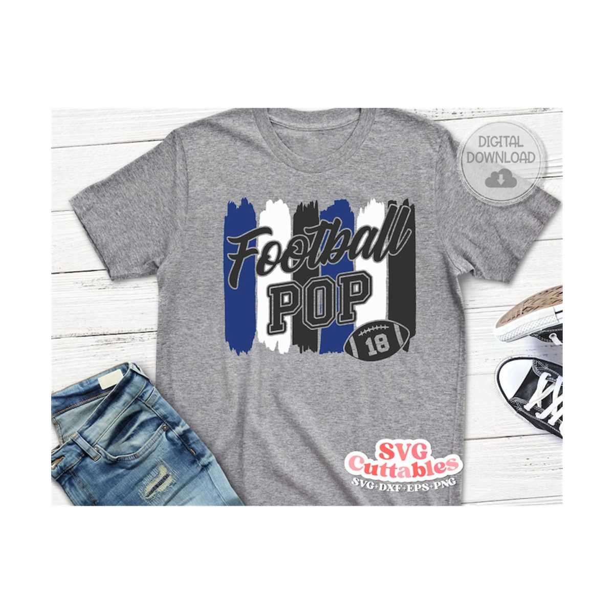 Football Pop svg - Football Cut File - svg - dxf - eps - png | Inspire ...