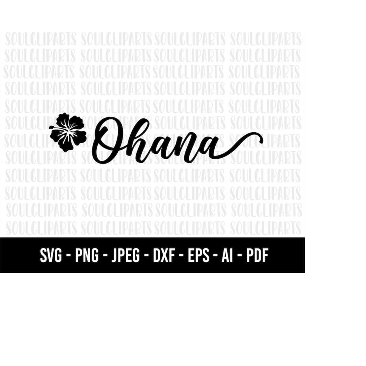 COD07-Ohana SVG/Ohana means family svg/Ohana Cursive SVG/Fam - Inspire ...