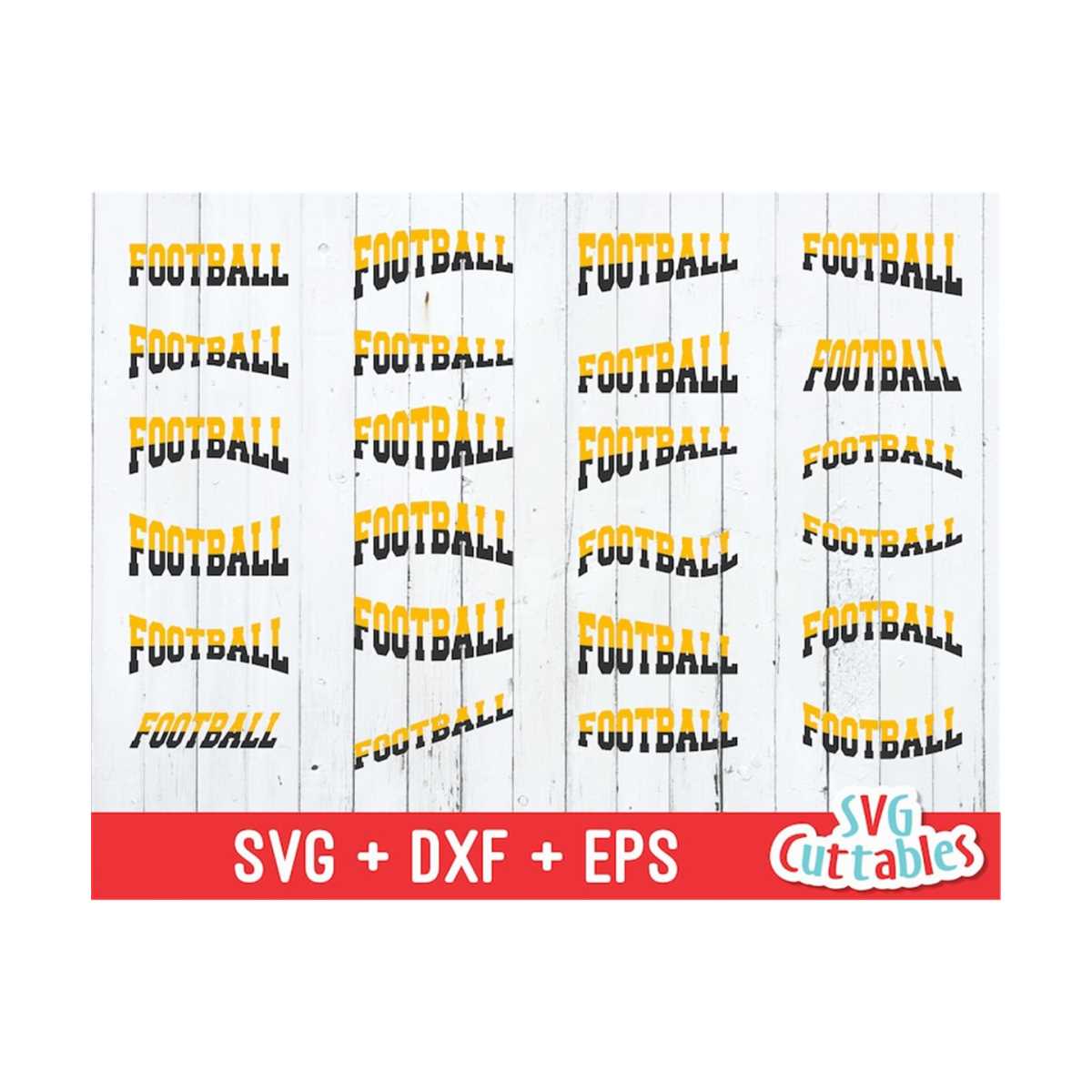 Football svg, football layouts, split two color, svg, eps, d - Inspire ...