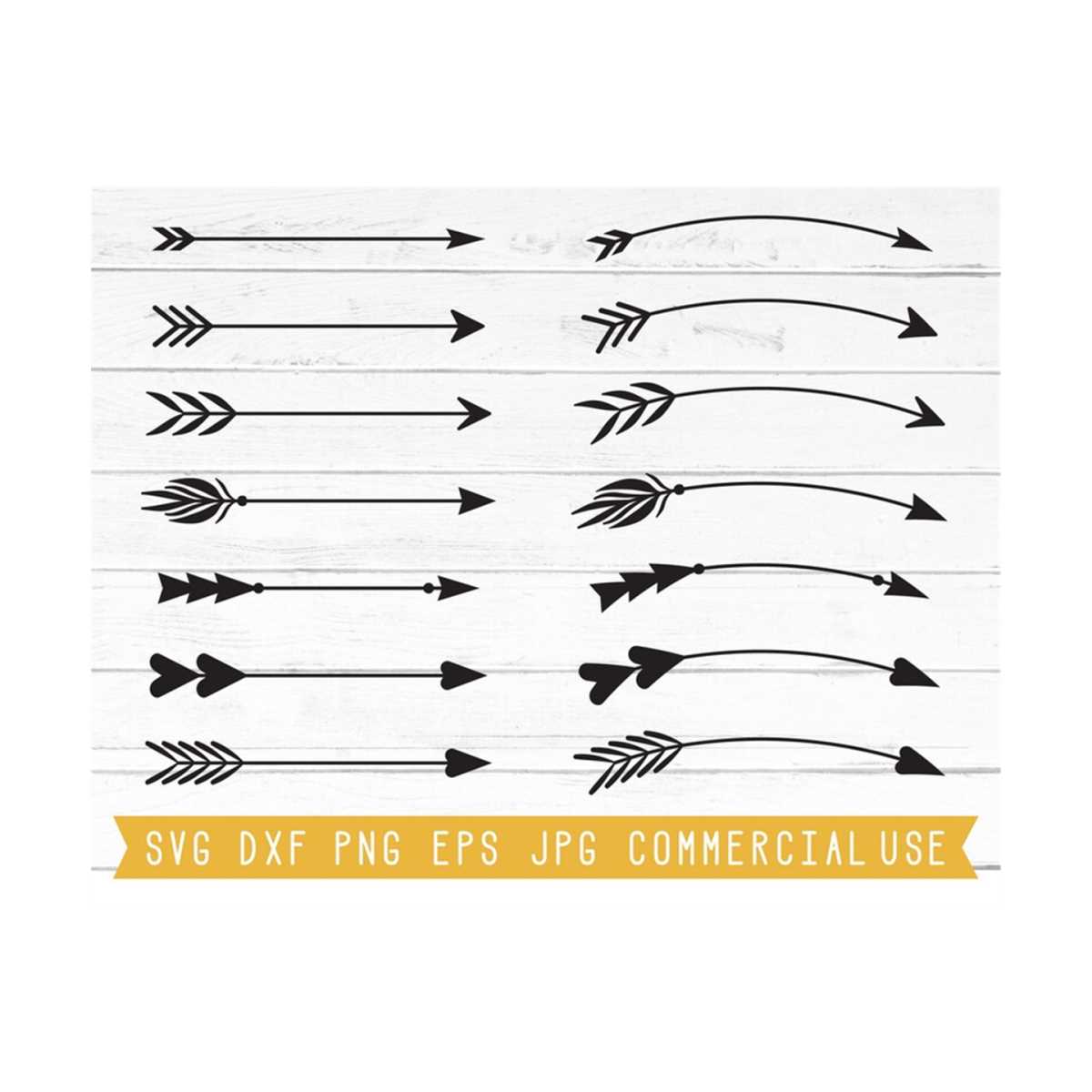 Arrow Svg Cut Files, Instant Download Digital Design for Cri - Inspire ...