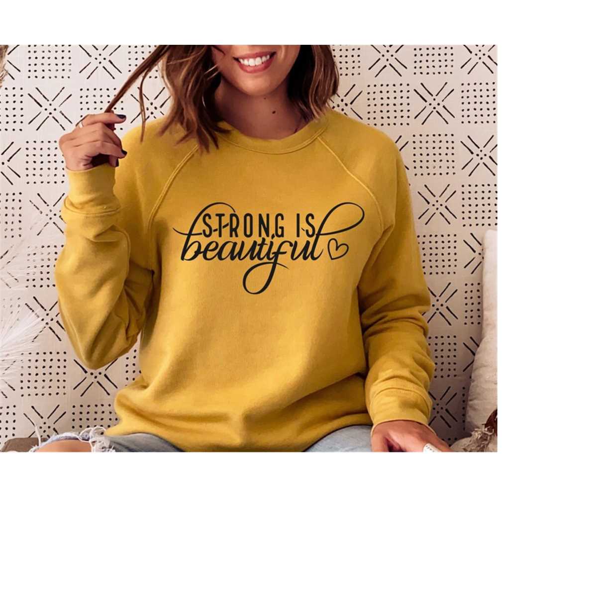 Strong Is Beautiful SVG PNG PDF, Inspirational Quote Svg, Be | Inspire ...