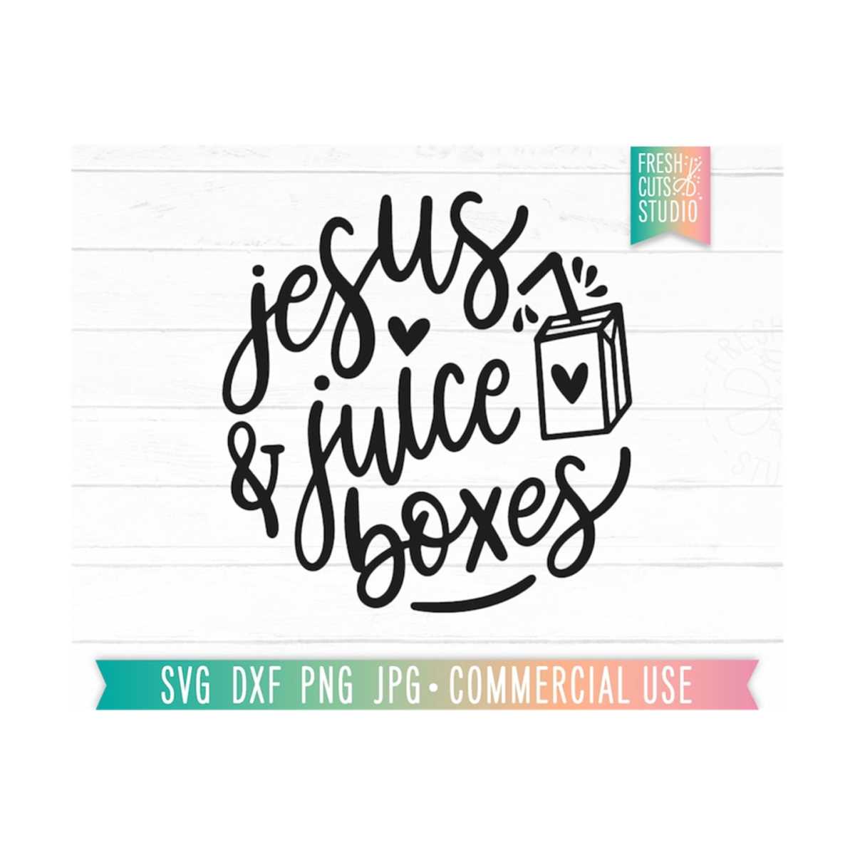 Jesus & Juice Boxes svg, Christian svg, Funny Kids svg, Funn - Inspire ...