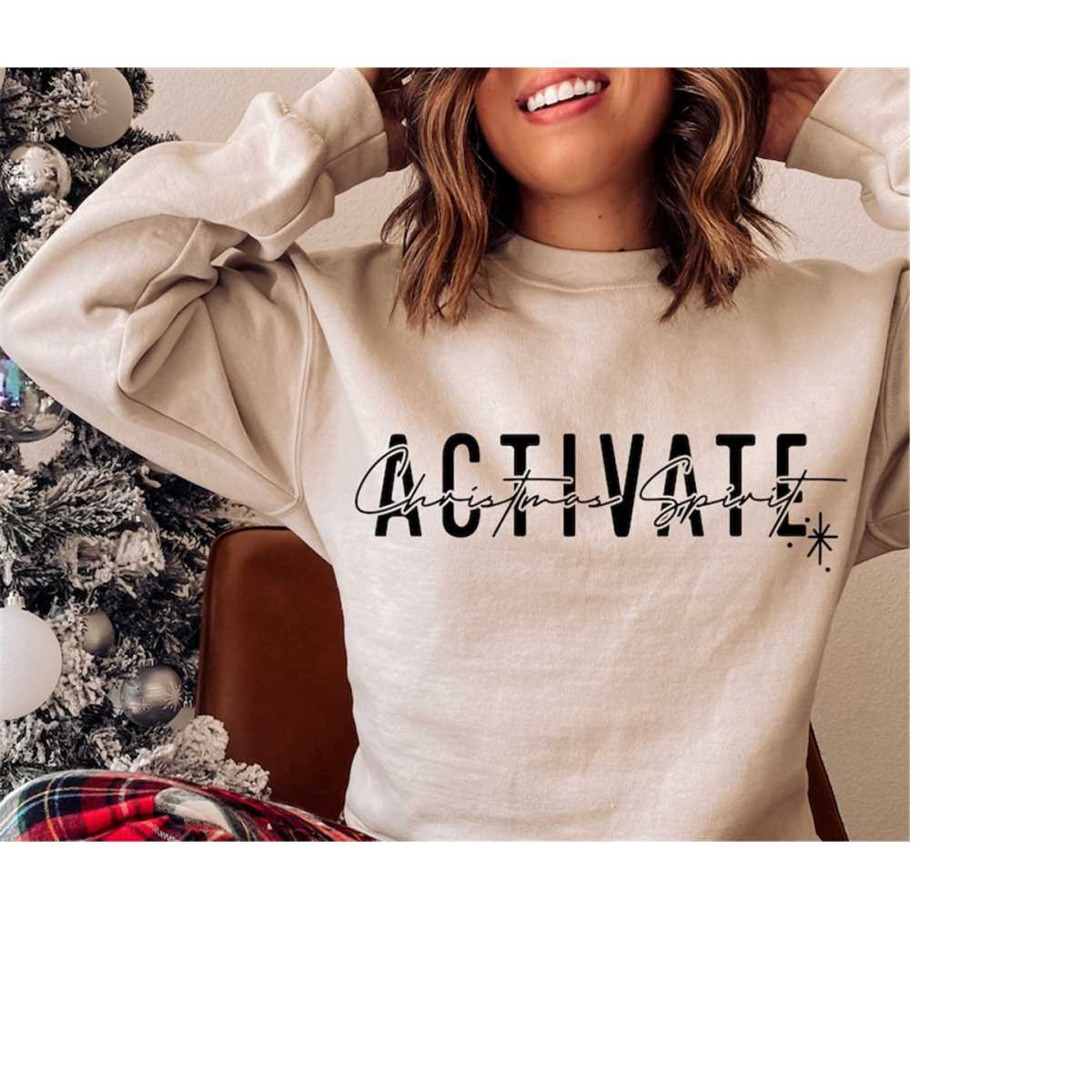 Christmas Spirit Activate SVG PNG PDF, Funny Christmas Svg, | Inspire ...