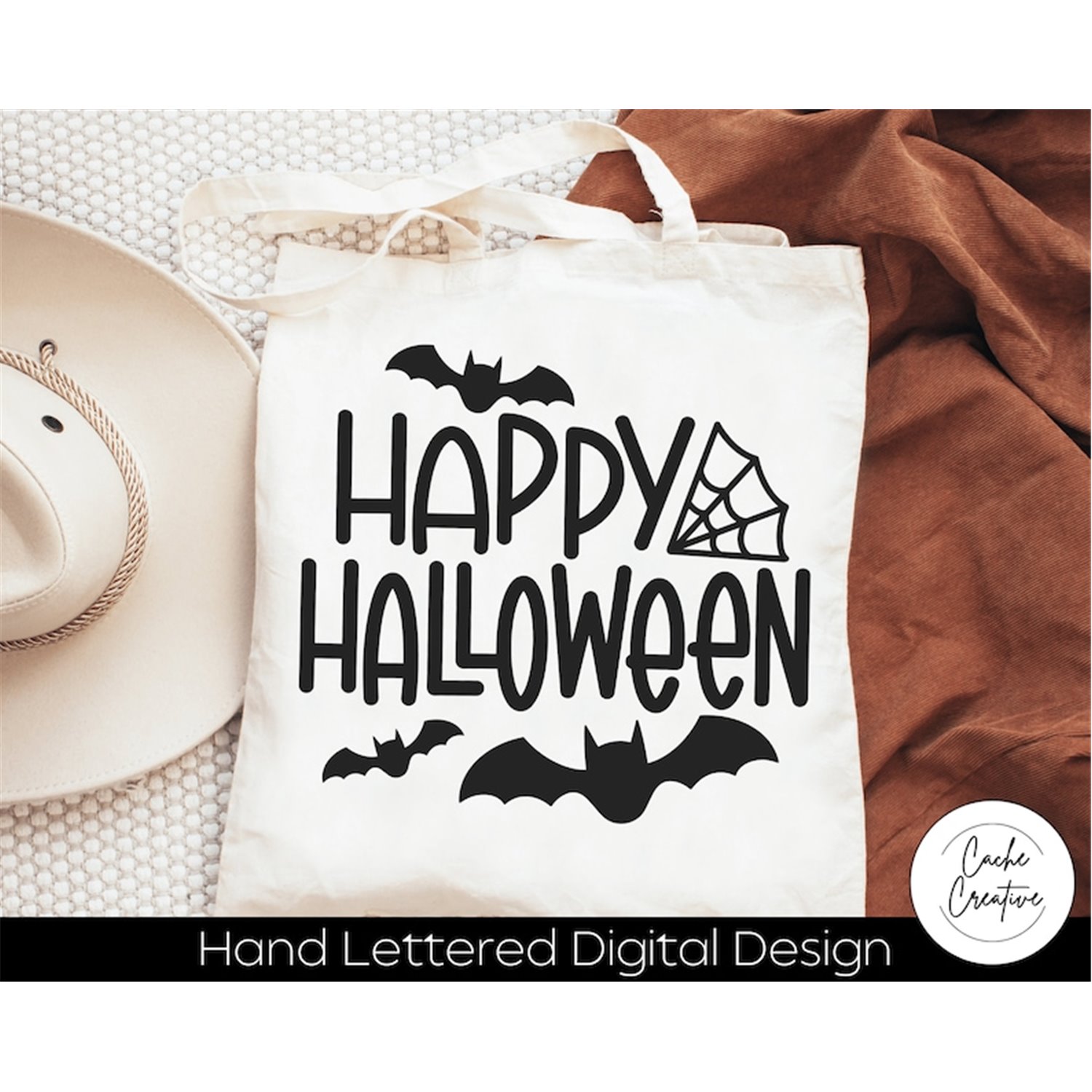 Happy Halloween Bats SVG INSTANT DOWNLOAD dxf, svg, eps, png | Inspire ...