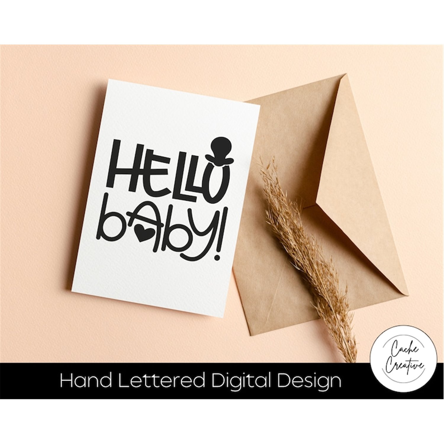Hello Baby SVG INSTANT DOWNLOAD dxf, svg, eps, png, jpg, pdf | Inspire ...