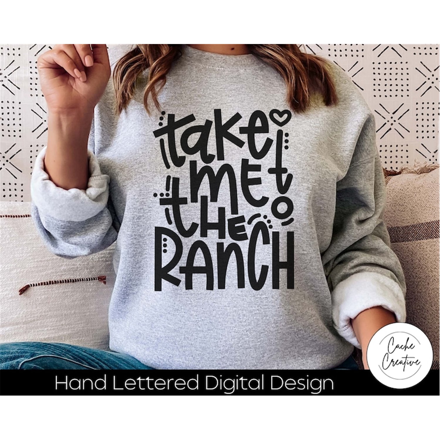 Take Me To The Ranch SVG INSTANT DOWNLOAD dxf, svg, eps, png | Inspire ...