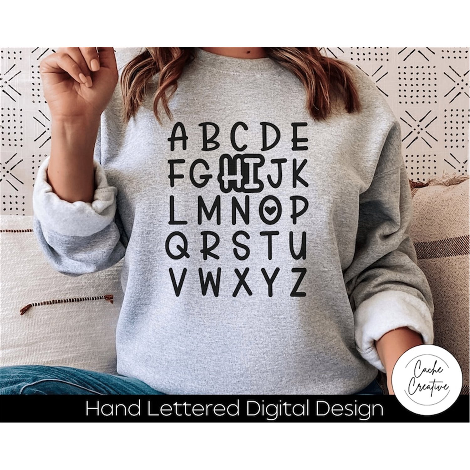 ABC Hi, Alphabet Hi SVG INSTANT download dxf, svg, eps, png, | Inspire ...