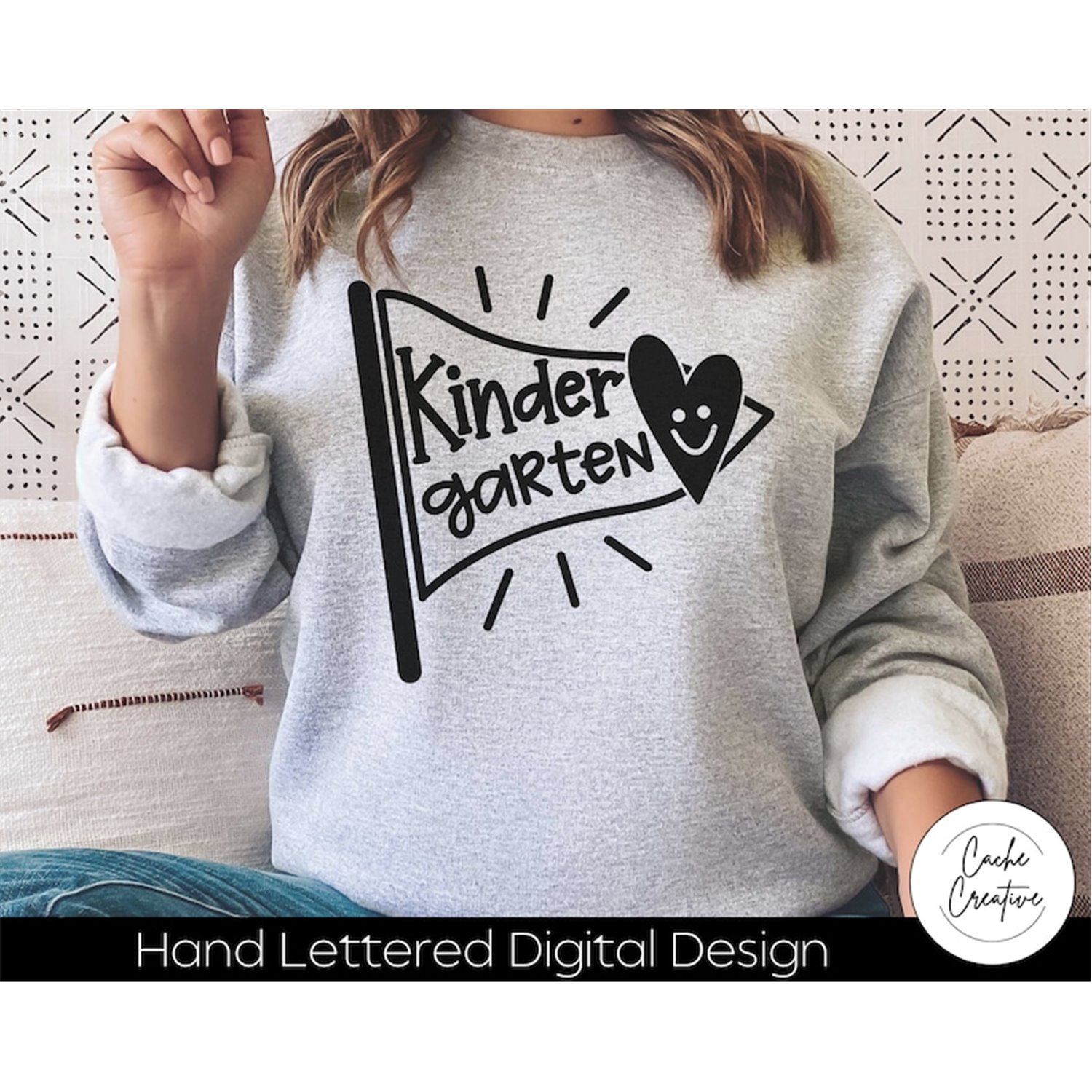 Kindergarten flag SVG INSTANT DOWNLOAD dxf, svg, eps, png, j | Inspire ...