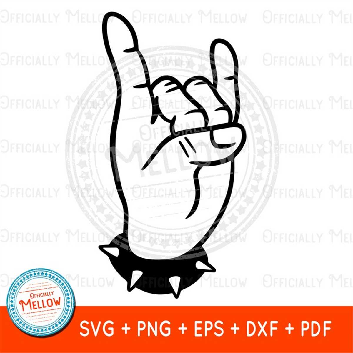Rock Hand SVG, Rock and Roll svg, Rock Horns, Rock Music Svg - Inspire ...
